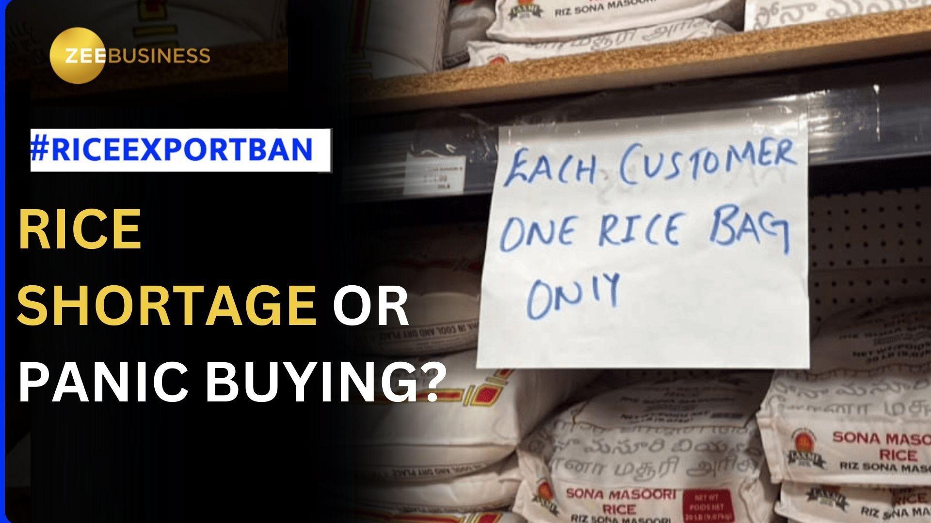 How India's rice export ban is causing panic buying in the US ...