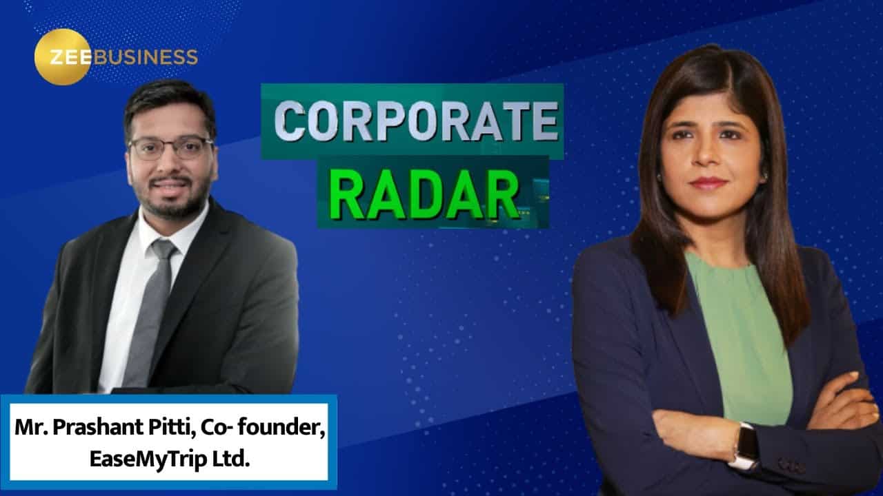 Mr. Prashant Pitti, Co-founder, EaseMyTrip Ltd In Talk With Zee ...