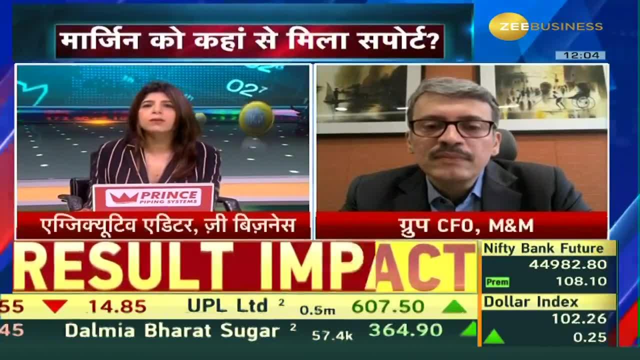 M&M Will increase capex in EV subsidiary MEAL Says Group CFO, Manoj Bhat | Zee Business