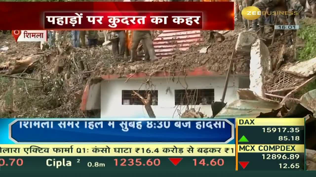 9 Killed After Temple Collapses In Heavy Rain In Shimla | Zee Business