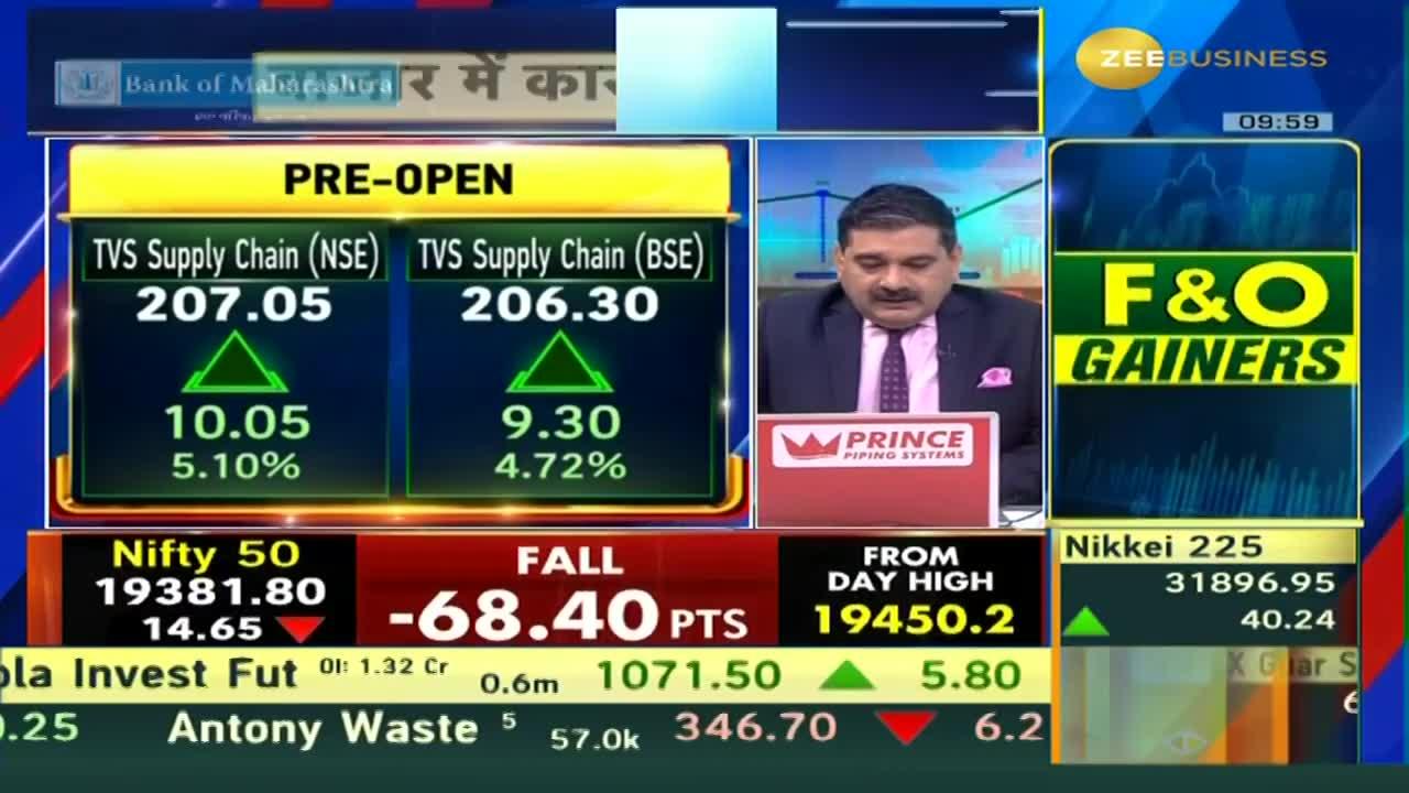 TVS Supply Chain Solutions lists at Rs 207.05 per share on NSE. | Zee ...