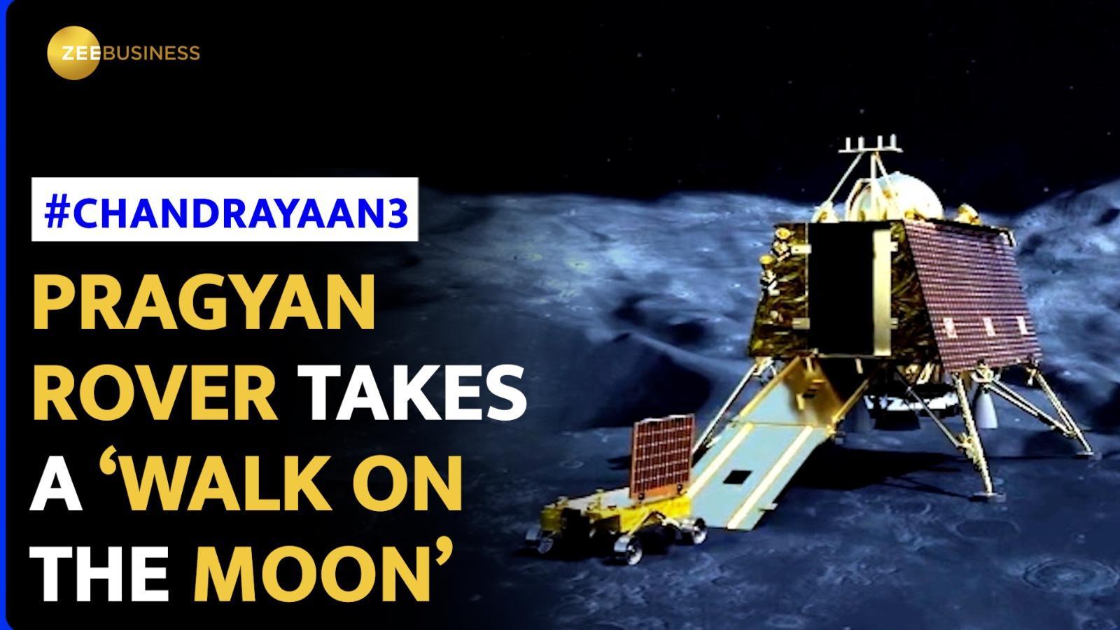 Chandrayaan 3 Landing: Pragyan Rover Rolls Out on Moon's Surface