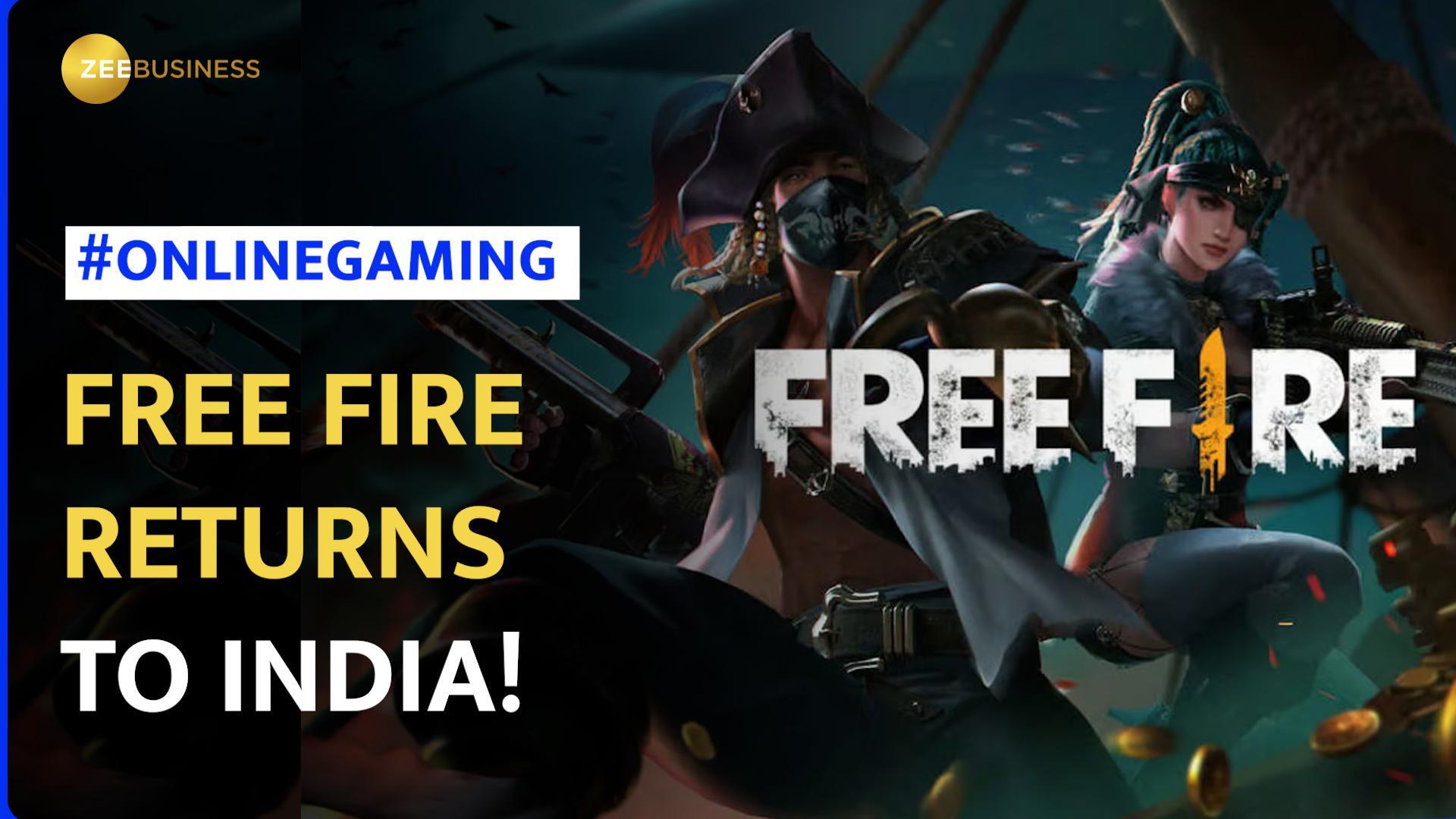 Free Fire makes comeback in India after 18 months; to be relaunched on ...