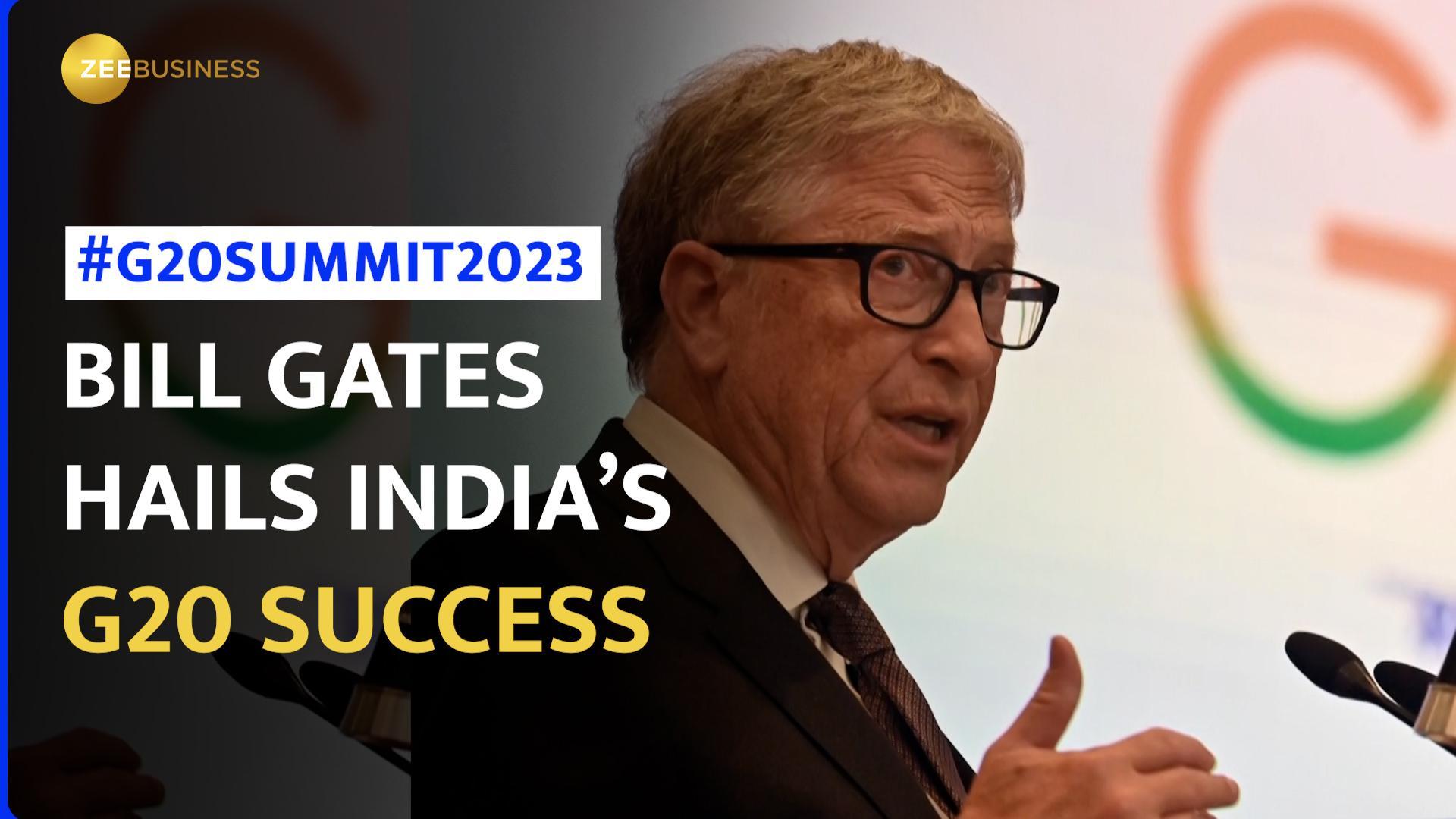 Bill Gates Applauds PM Modi's Leadership in G20 Digital Public ...