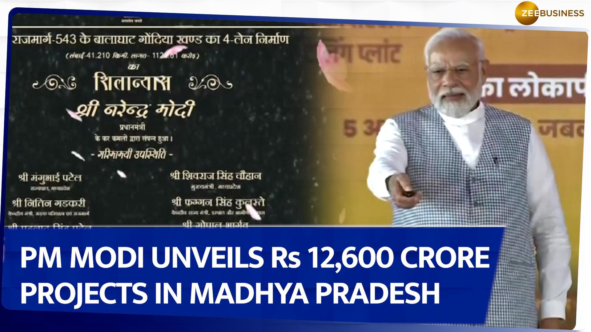 PM Modi Unveils Mega Development Projects Worth Rs 12,600 Crore in ...