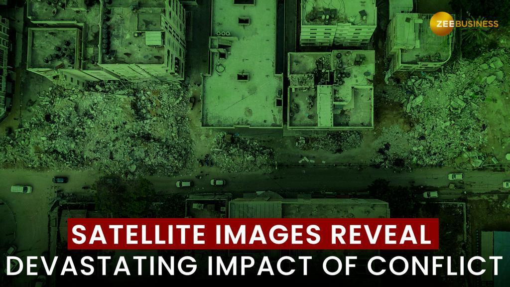 Israel Palestine Conflict Update: Satellite images show destruction ...