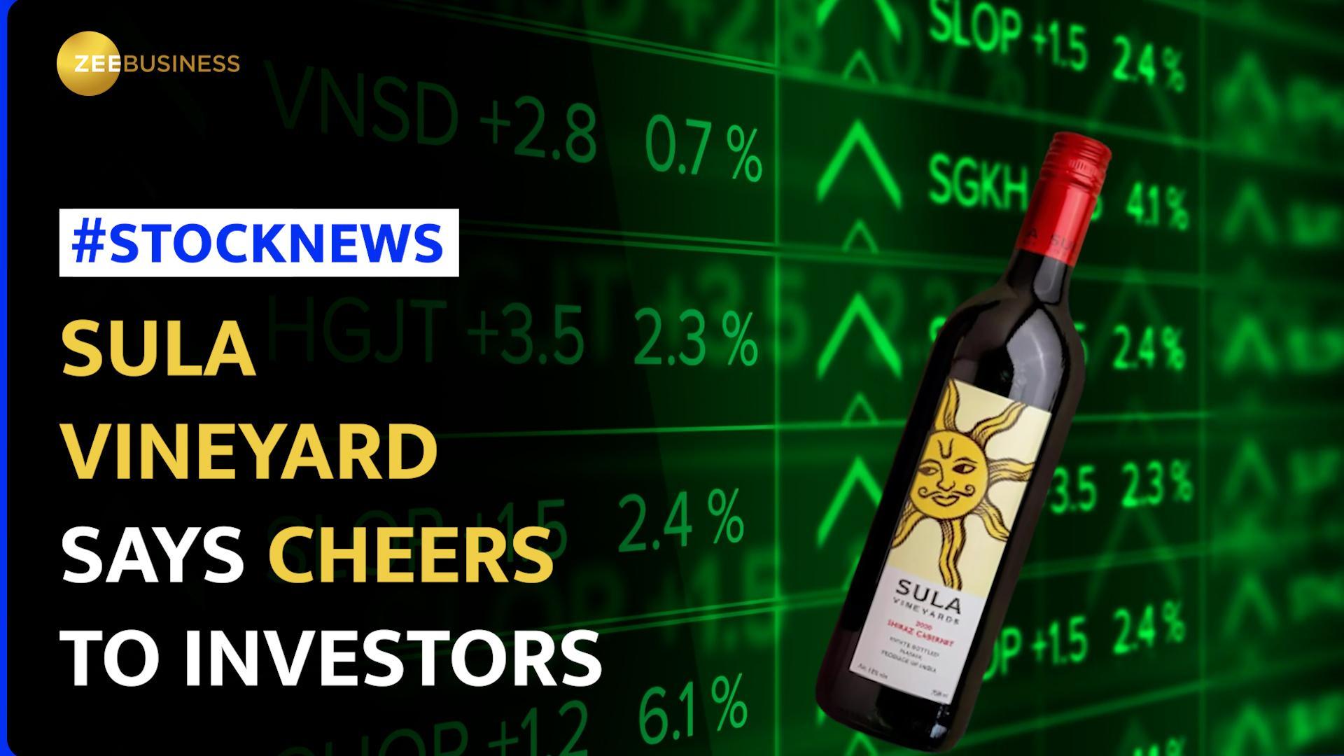 Sula Vineyards' Stock Surges 4% on Strong Q2 Results | Stock Market News
