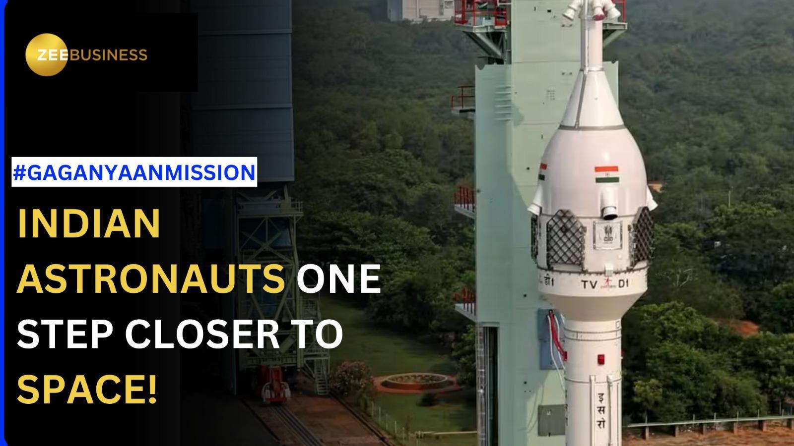 Gaganyaan Mission: ISRO Conducts Successful Test of Crew Escape System ...