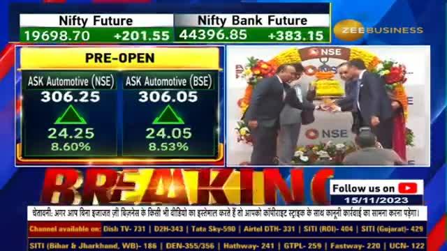 Unveiling ASK Automotive IPO Listing: NSE and BSE Listing Prices ...