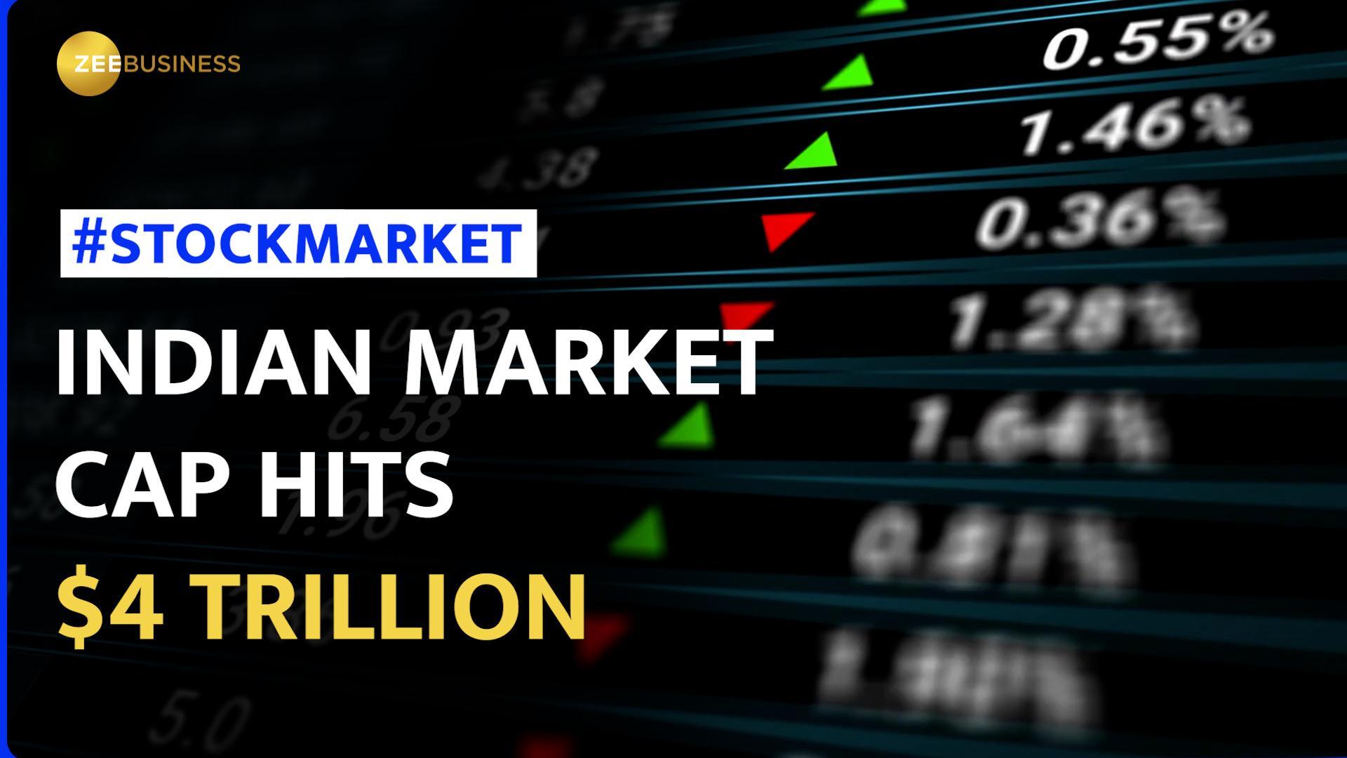 Indian Stock Market Surges to New Highs, Market Cap Exceeds $4 Trillion ...
