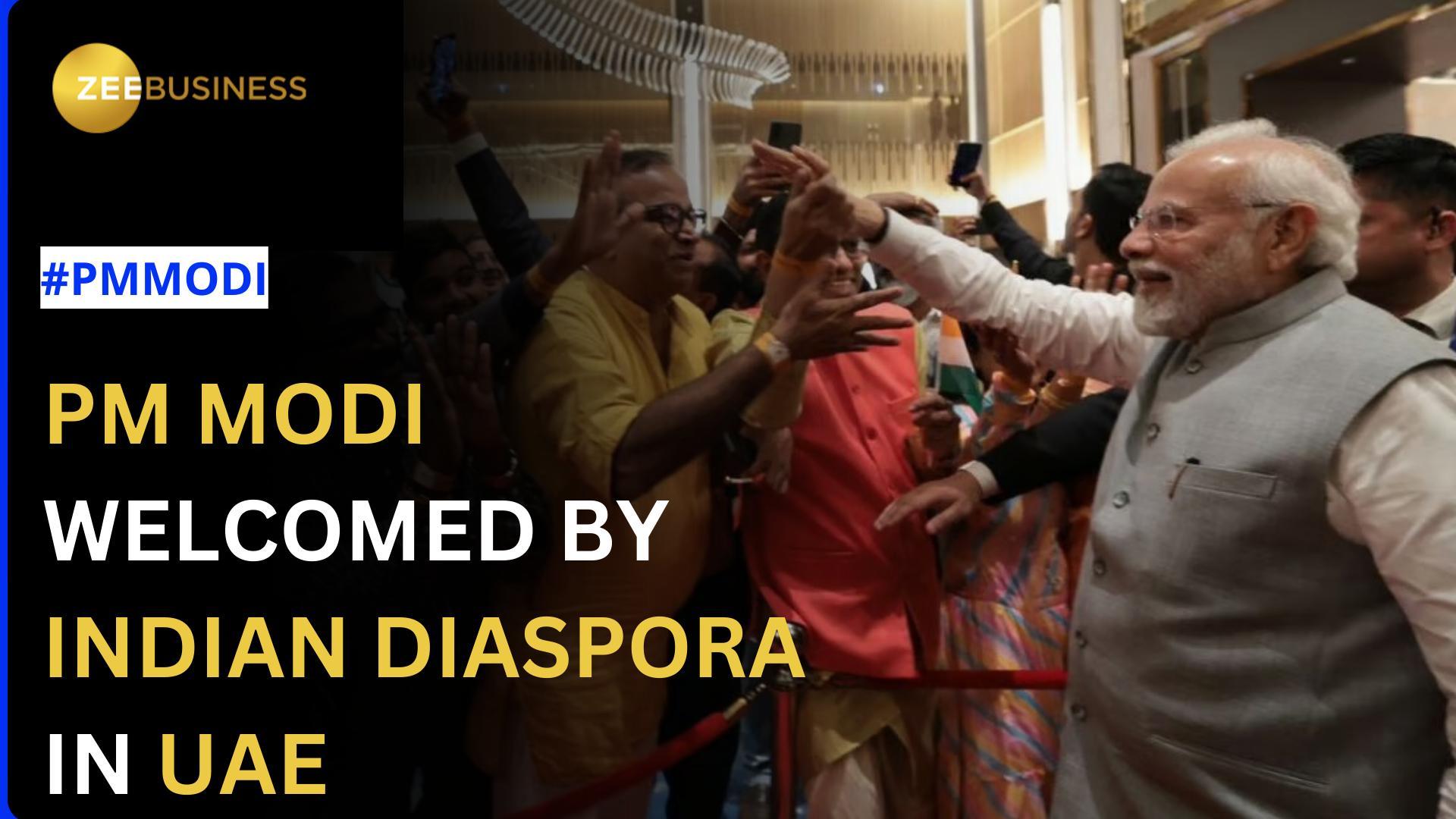 PM Modi Dubai Visit: PM Modi Receives Warm Welcome from Indian Diaspora ...