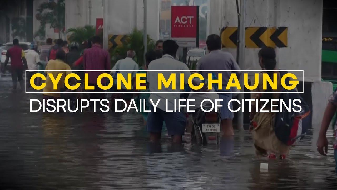 Watch | Chennai Grapples with Flooding After Cyclone Michaung, Disrupting Citizens' Daily Lives ...