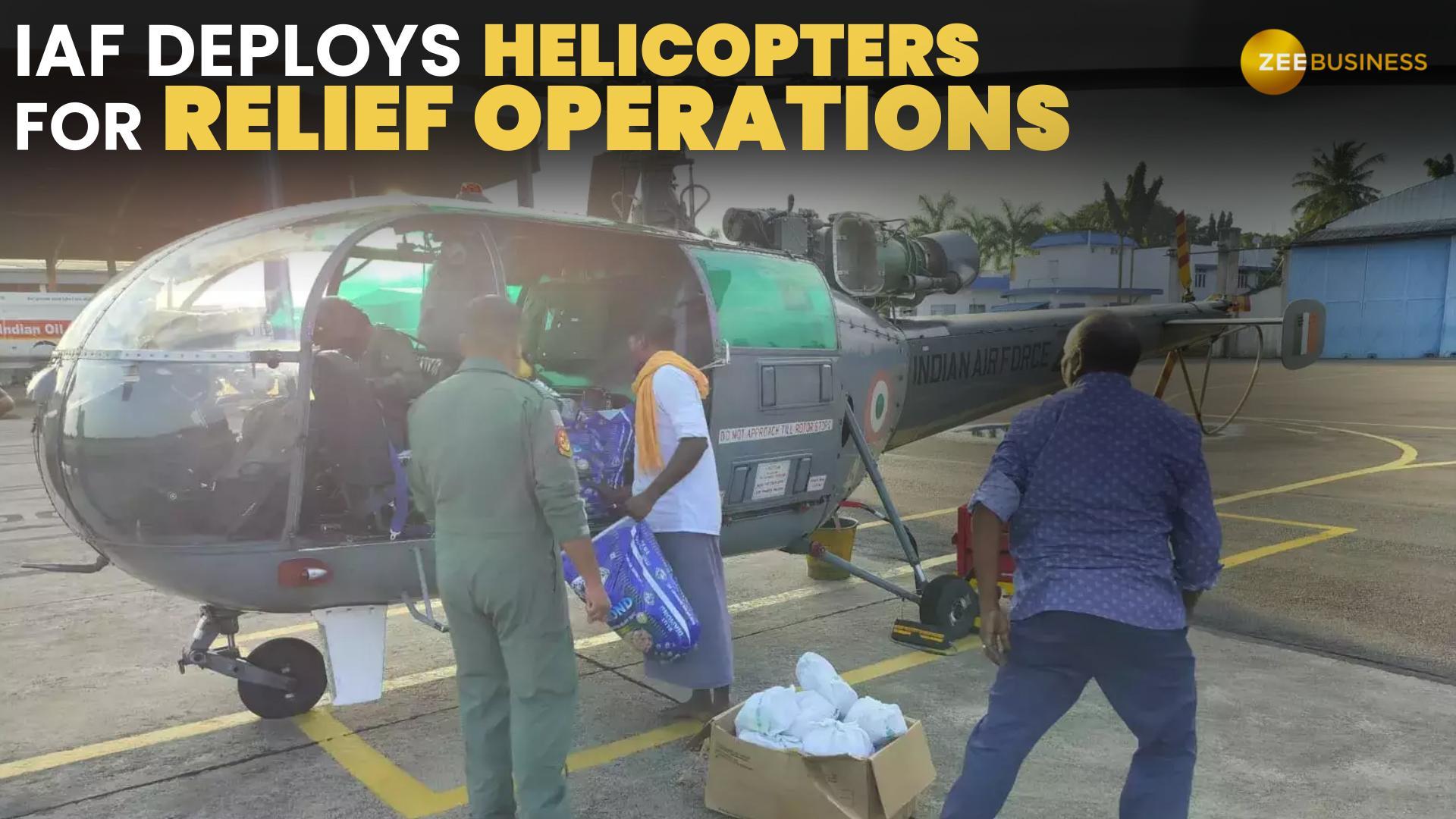 Cyclone Michaung: IAF Deploys Chetak Helicopters for Relief Operations ...