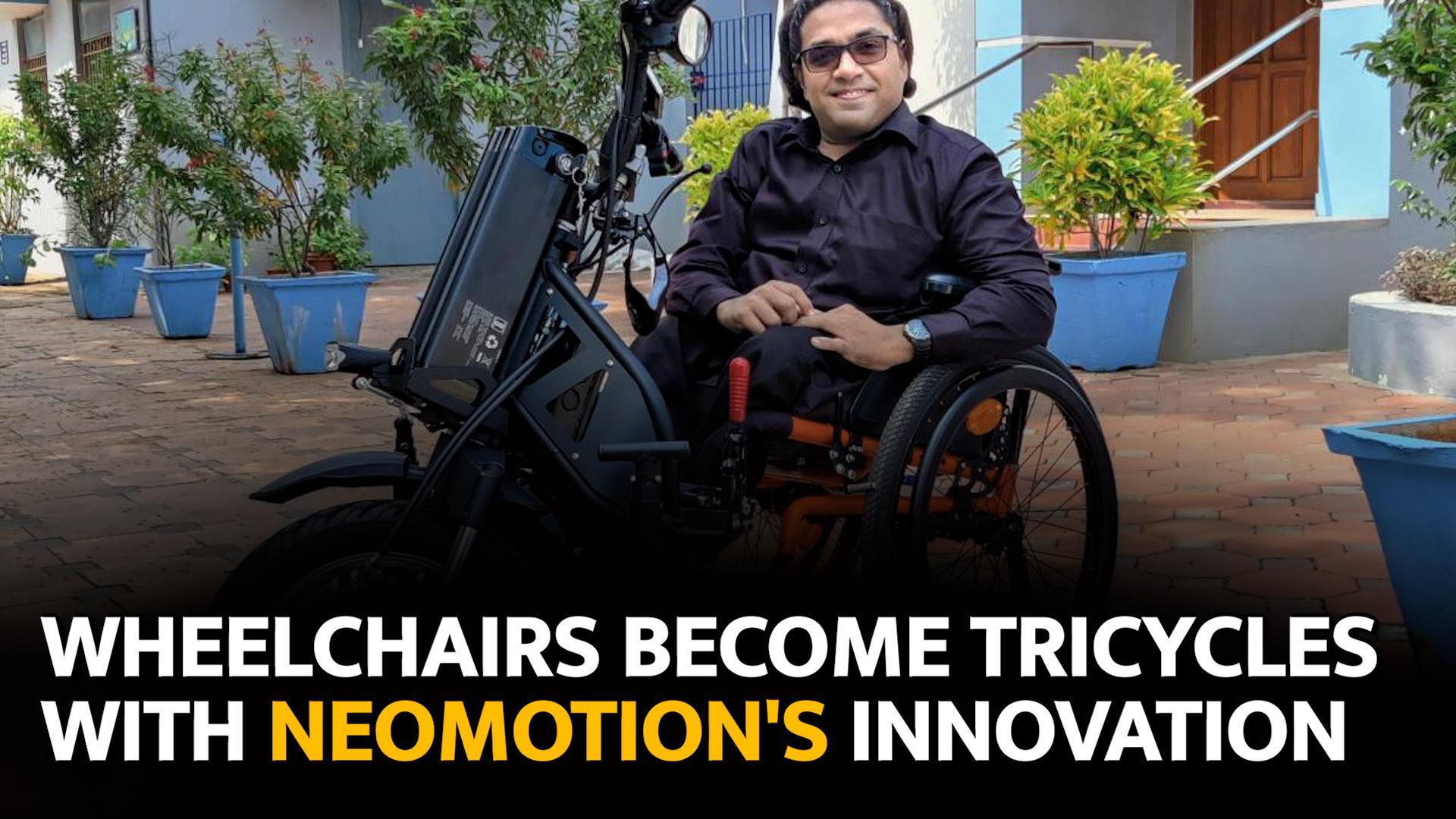 From Wheelchair to Tricycle! IIT Madras Startup NeoMotion ...