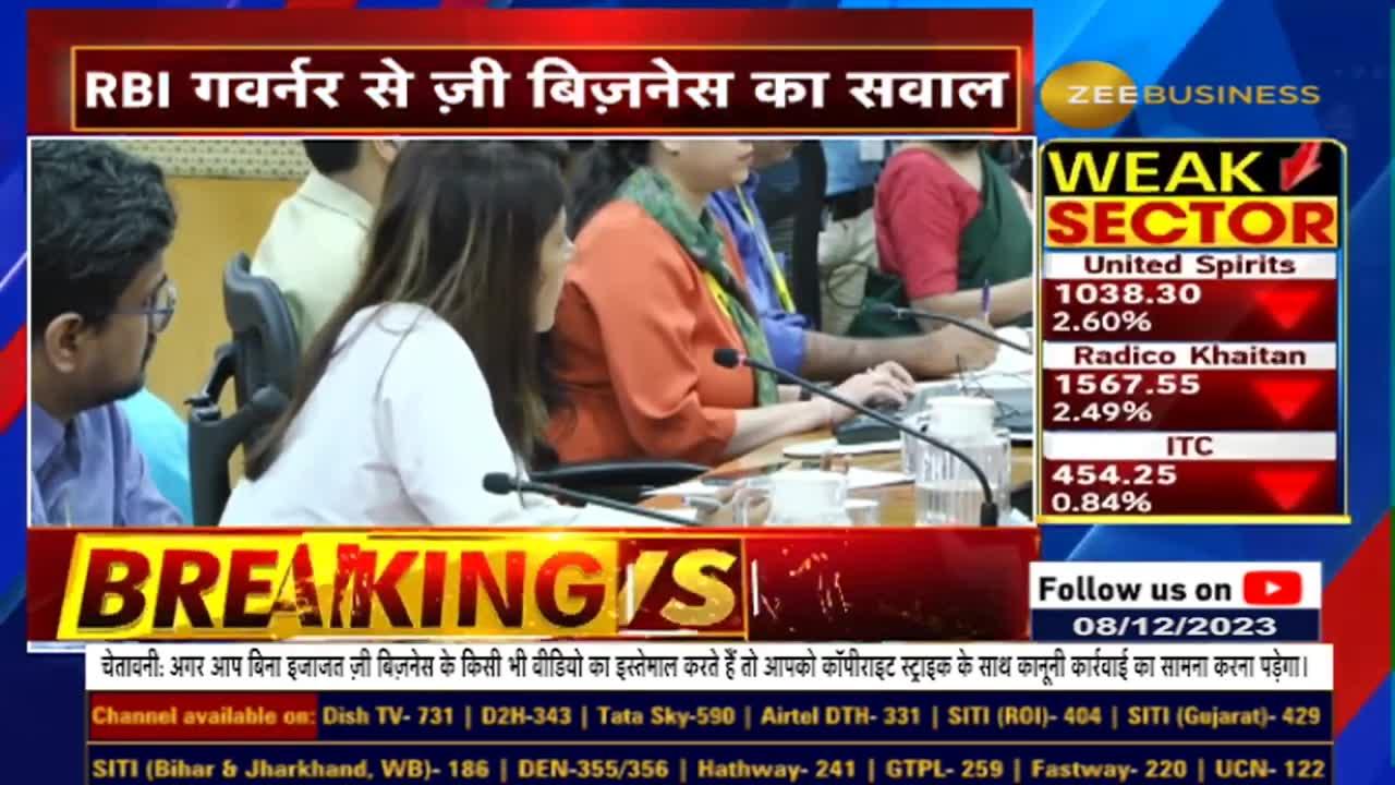 RBI Governor Shaktikanta Das Responds to Zee Business Queries After Monetary Policy: Key ...