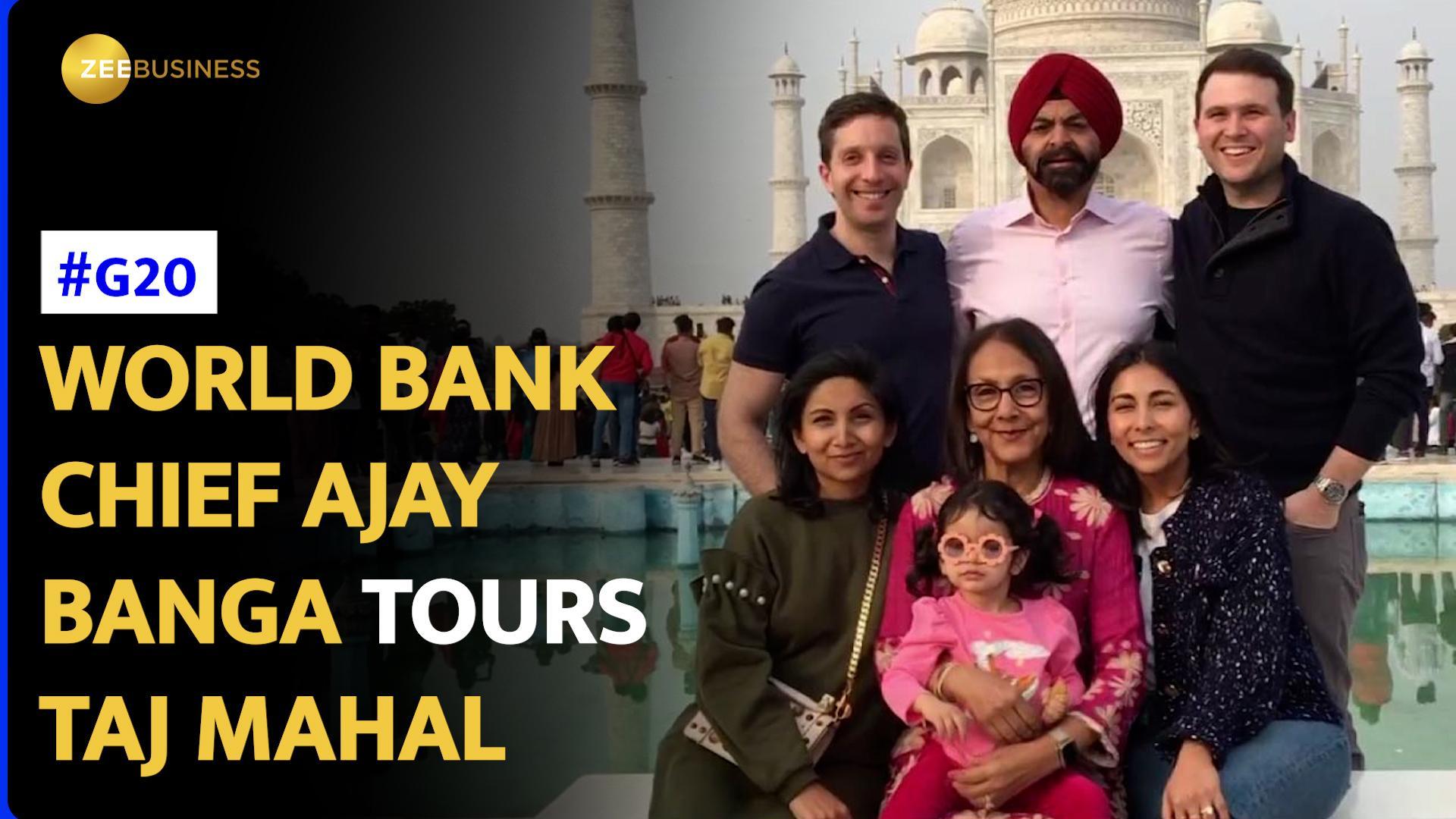 World Bank President Ajay Banga Tours Taj Mahal After G20 Talks With FM Sitharaman | Zee Business