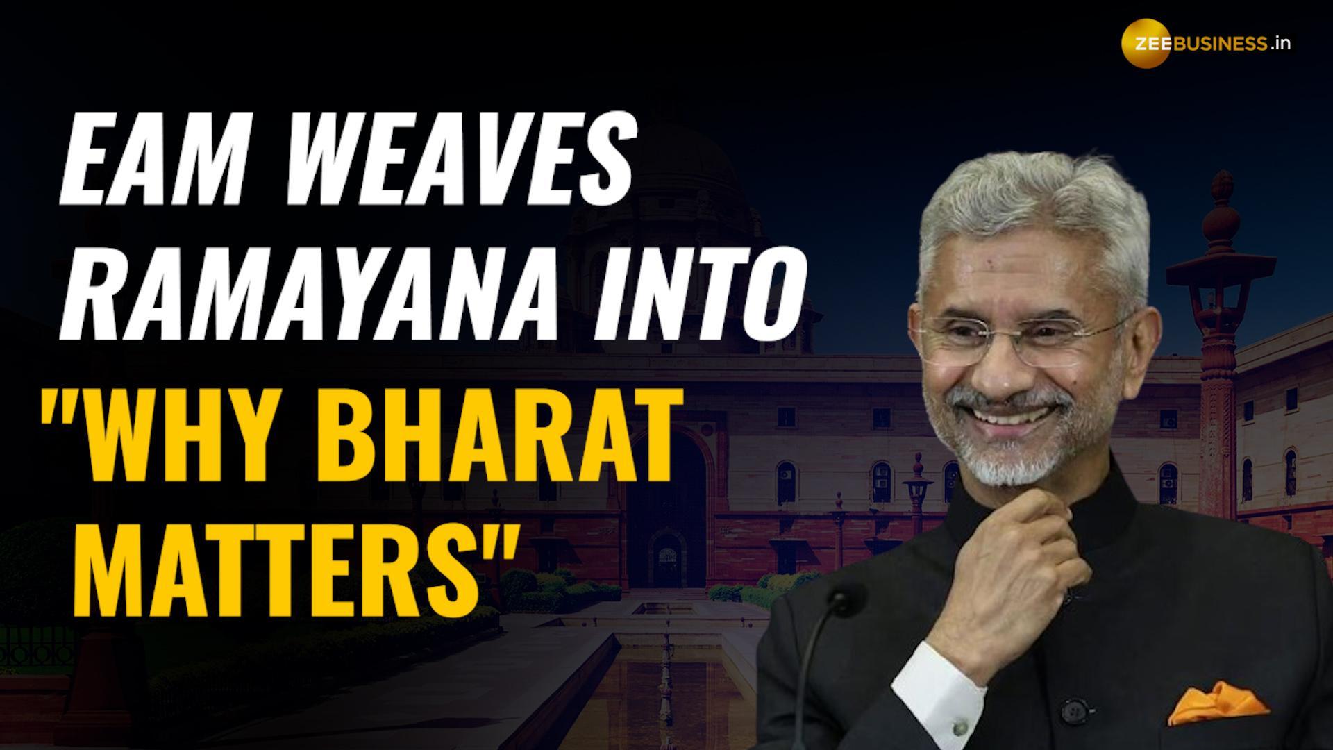 S Jaishankar Embeds 'Ramayana-Type Relevance' in 'Why Bharat Matters' Book"