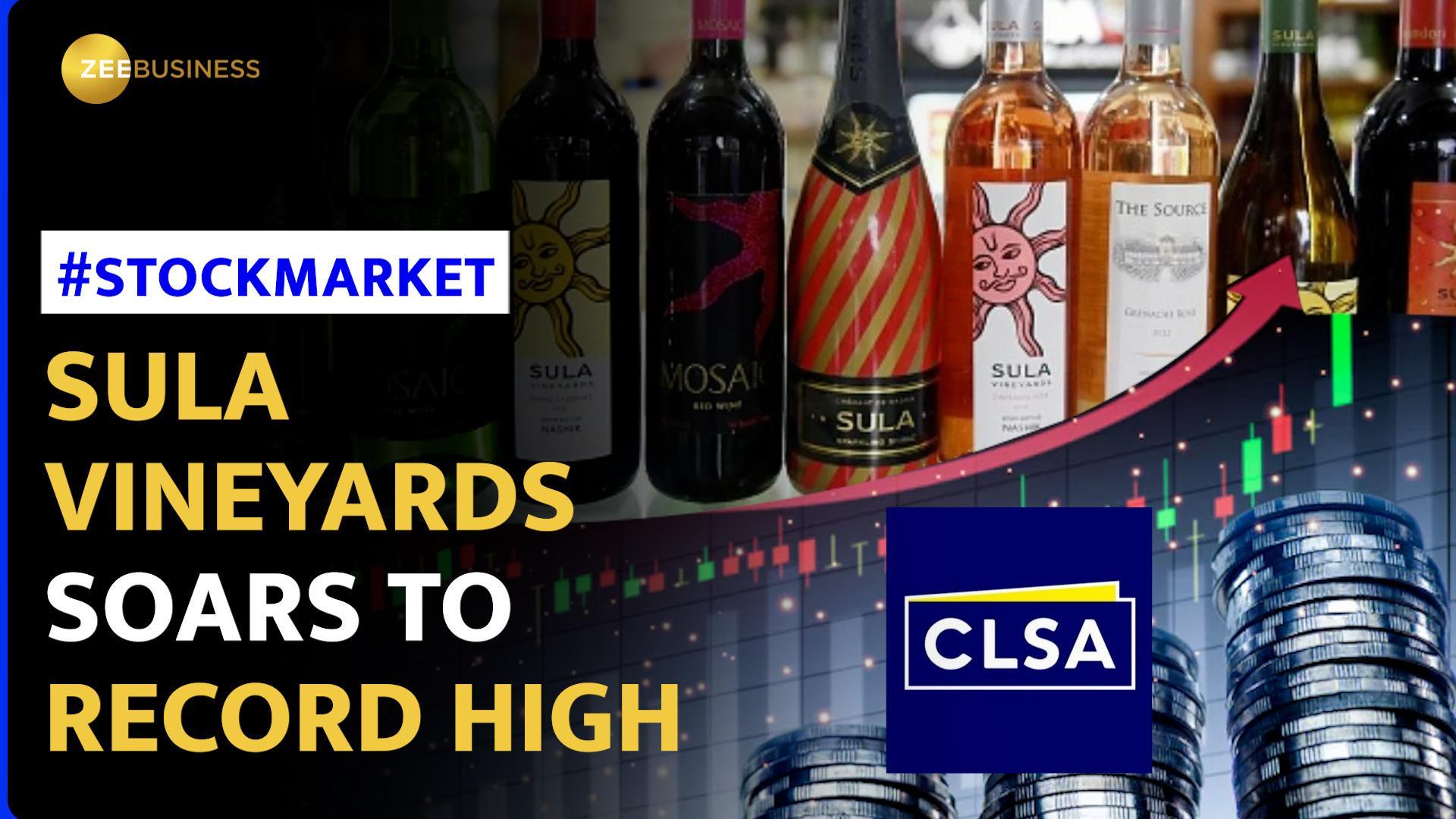 Sula Vineyards Stock Surges on CLSA Upgrade | Stock Market News | Zee ...