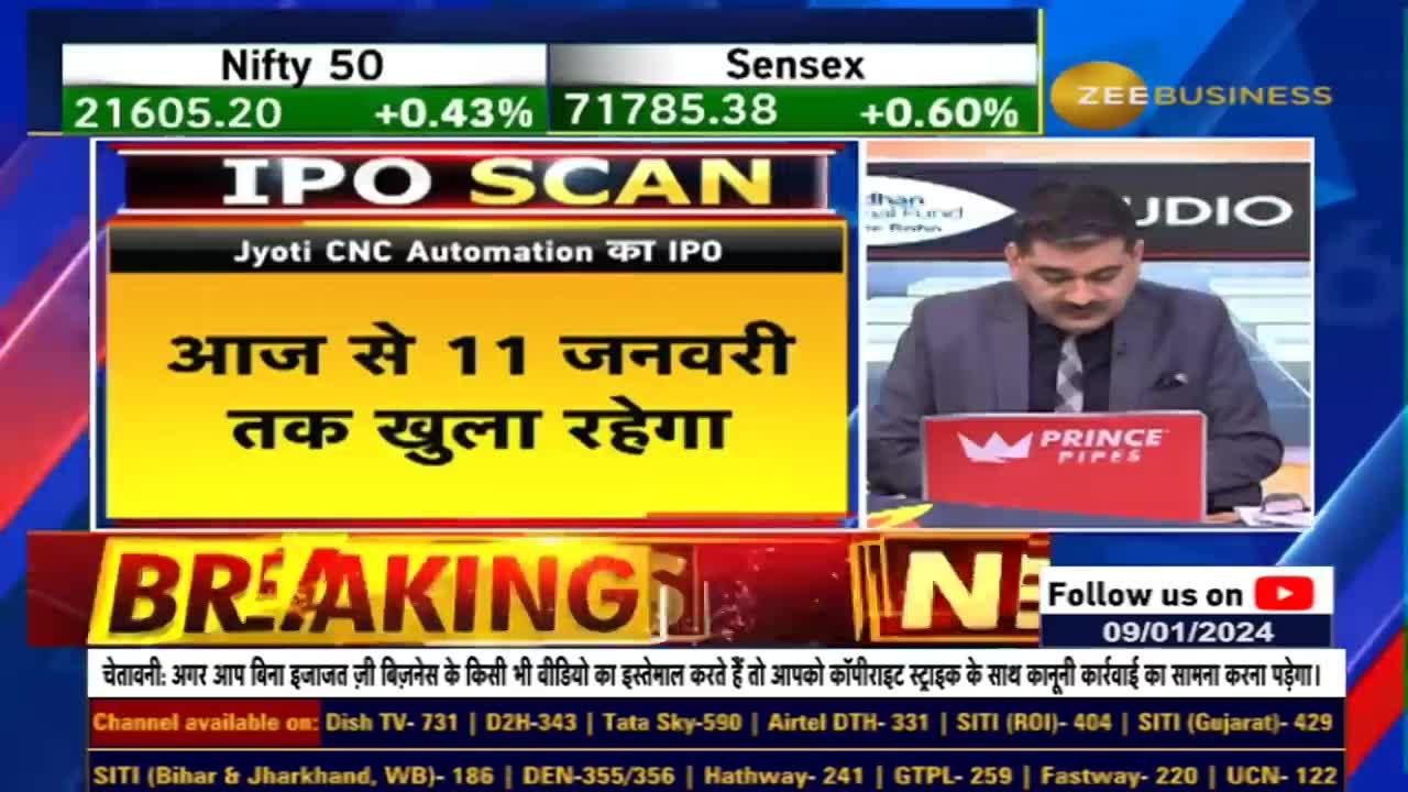 Jyoti CNC Automation IPO: Investors Should Subscribe Or Avoid? IPO Scanning From Anil Singhvi ...