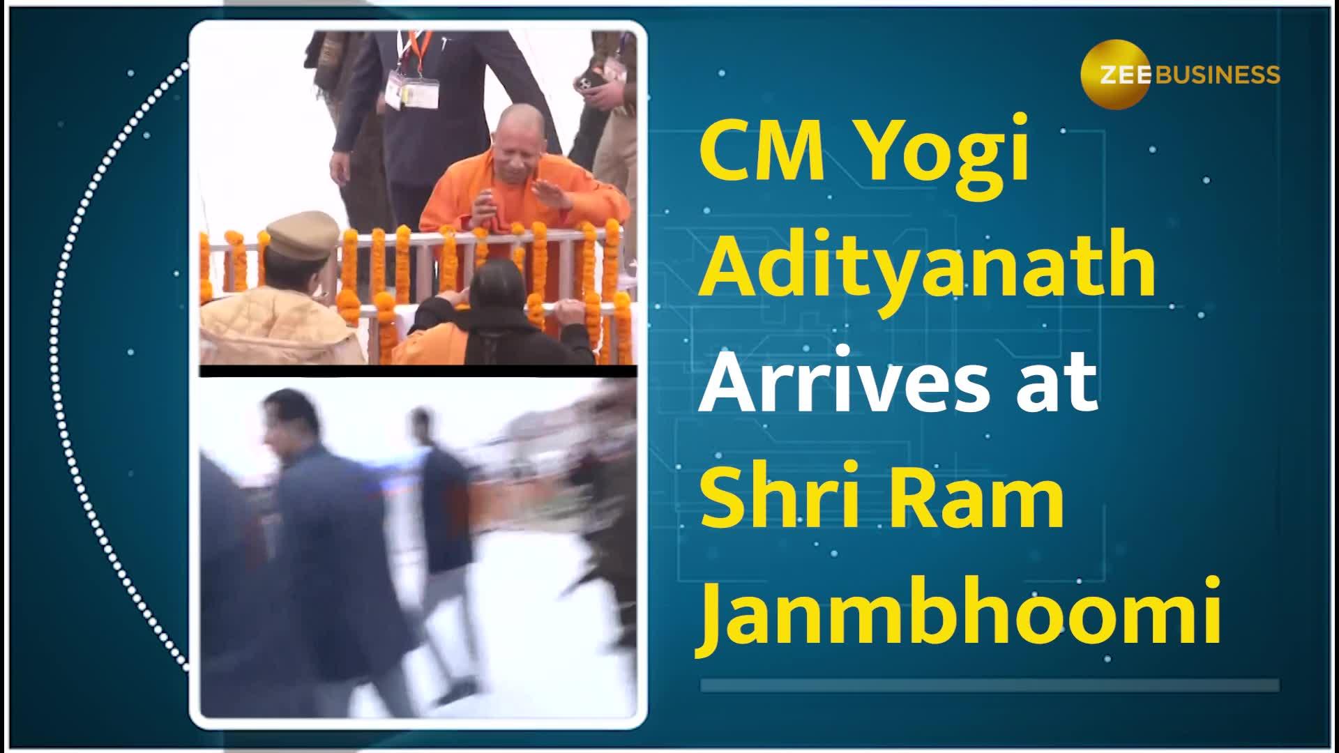 Ayodhya Ram Mandir: CM Yogi Adityanath Visits Ayodhya Ram Mandir Ahead of Historic Ceremony ...