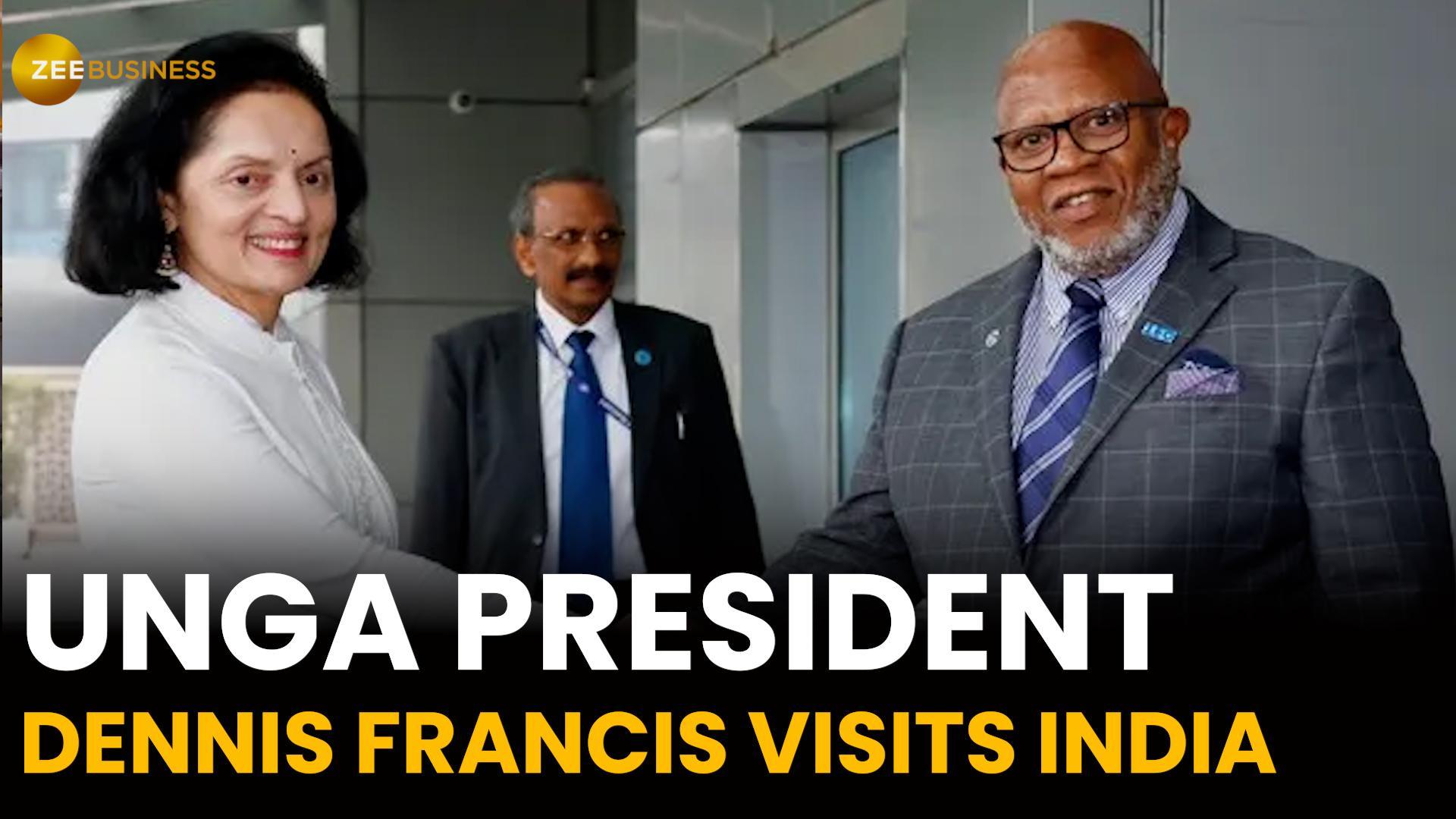UN General Assembly President Dennis Francis Visits India for Talks on ...