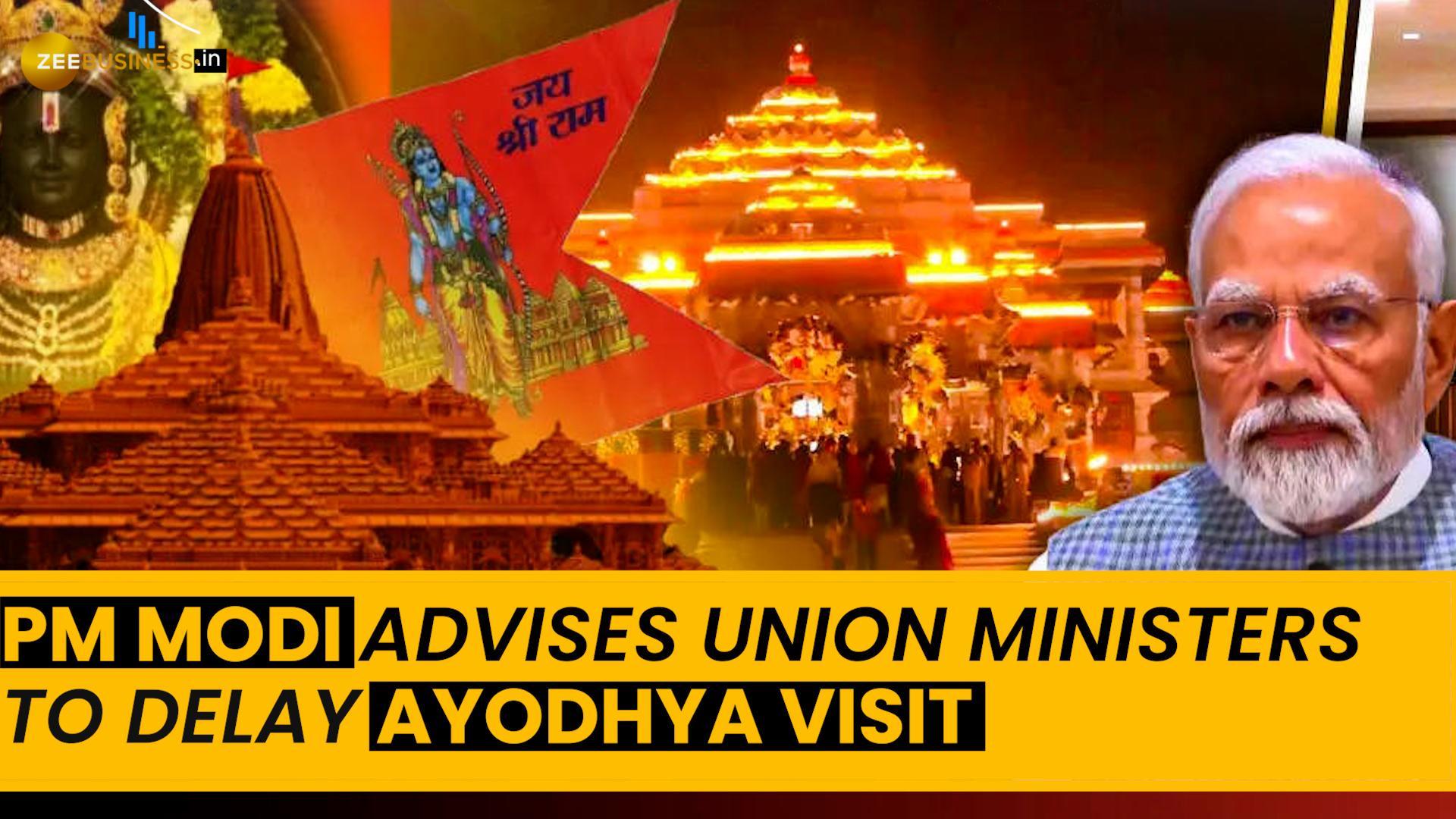Ayodhya Ram Mandir: PM Modi Asks Ministers to Hold off on Ram Temple Visits Due to Heavy Rush ...