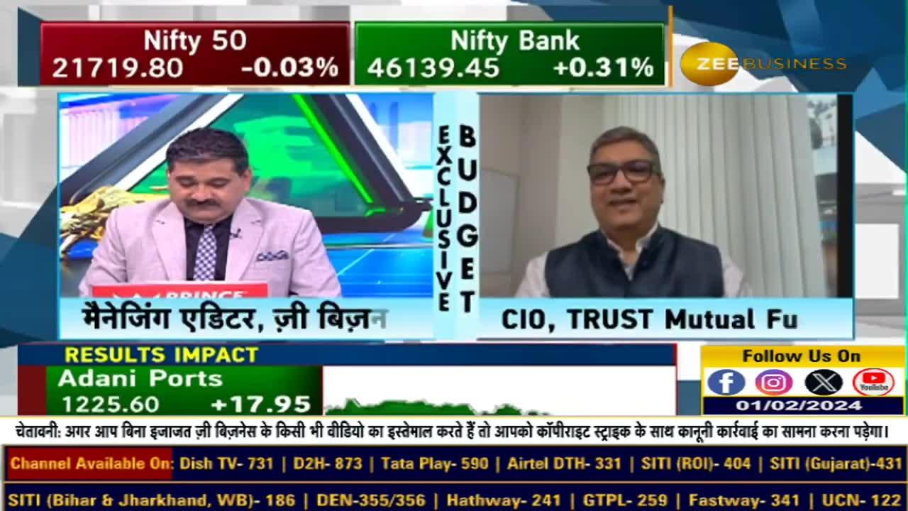 Budget Emphasizes Bonds, Positive Rail Announcements: Mihir Vora, CIO, Trust Mutual Fund | Zee ...