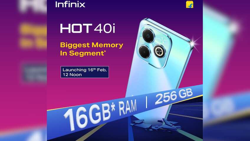 Infinix Hot 40i with 16GB RAM, 256GB storage to be priced under Rs ...