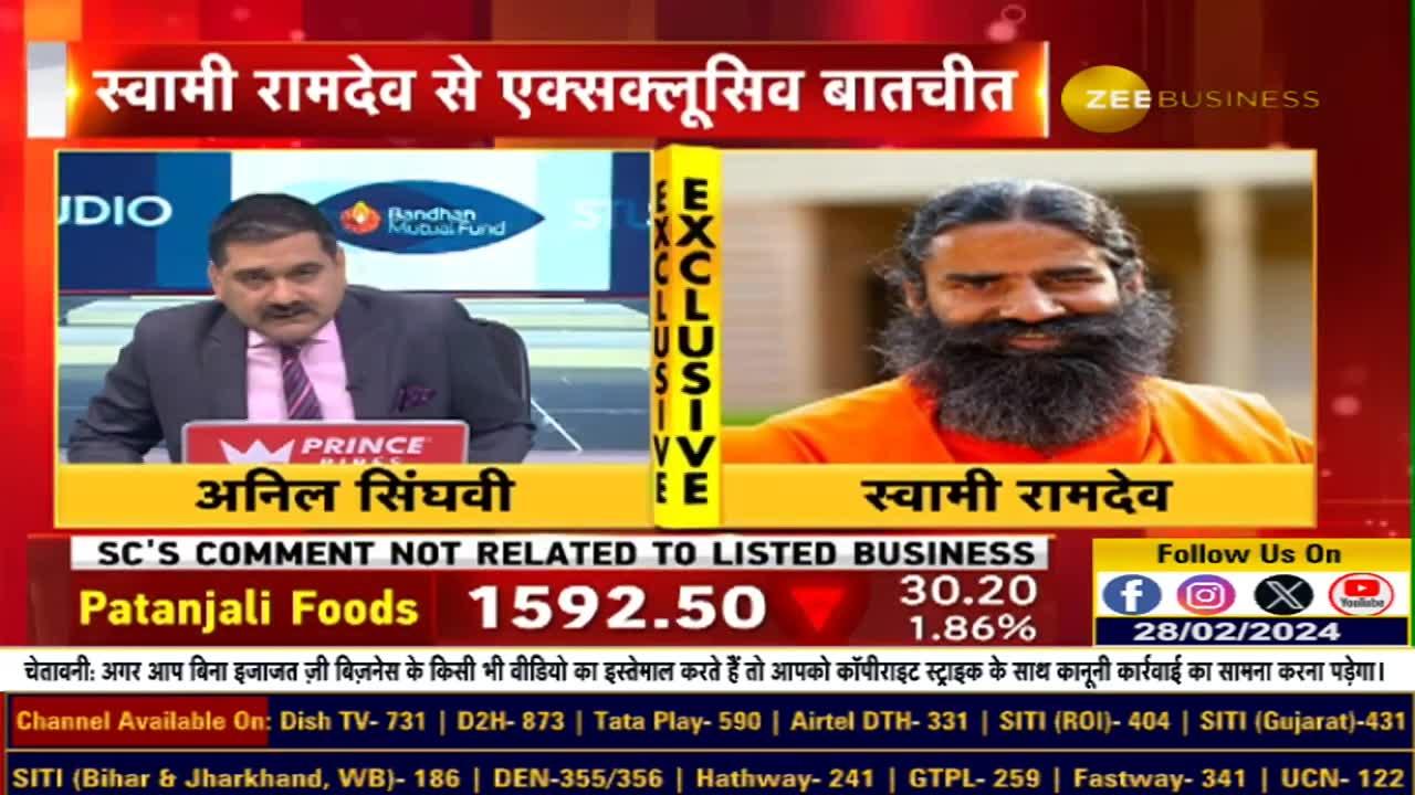 EXCLUSIVE | Ayurveda vs. Allopathy: Swami Ramdev's Take On SC's Comment ...