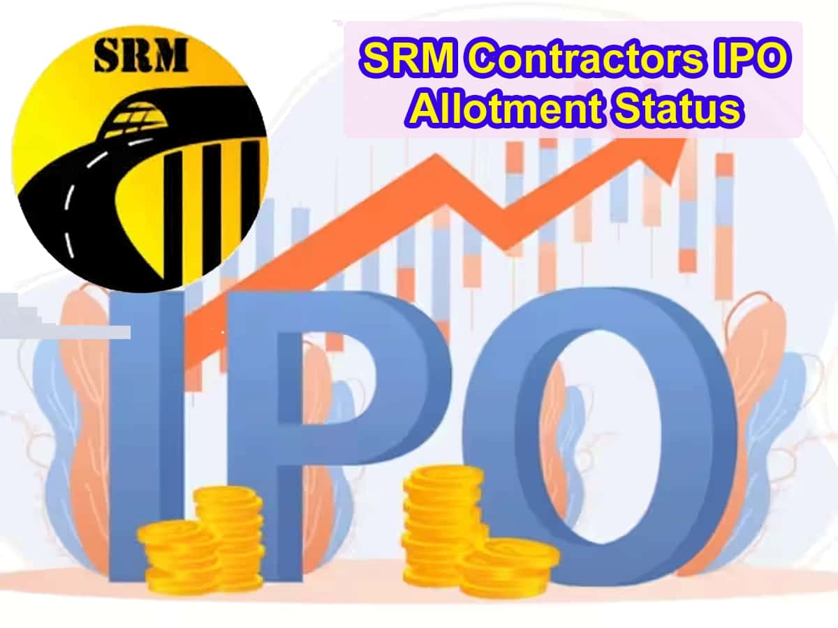 SRM Contractors IPO Allotment Date Today: Check Status Online on BSE, Bigshare Services using ...