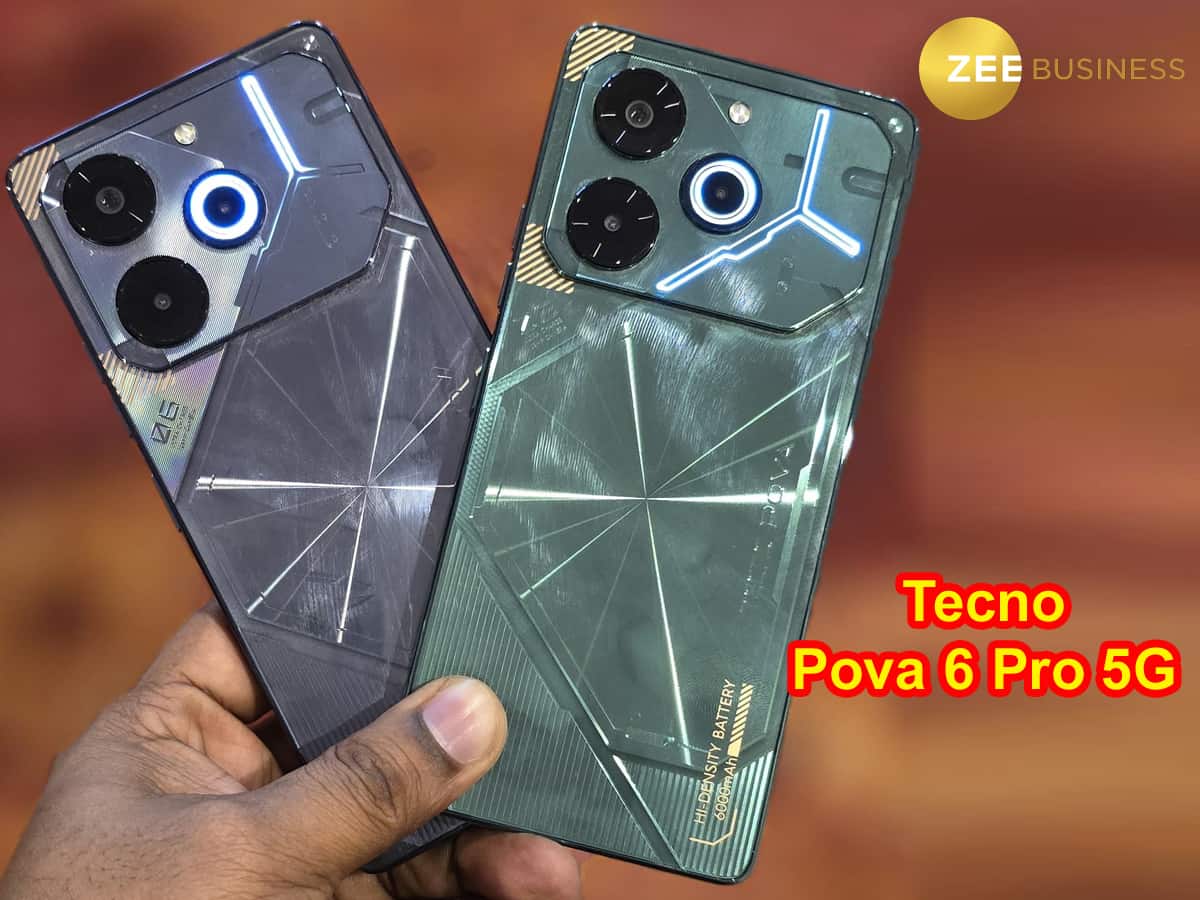 Tecno Pova 6 Pro - India's first 6000mAh battery with 70W charging ...