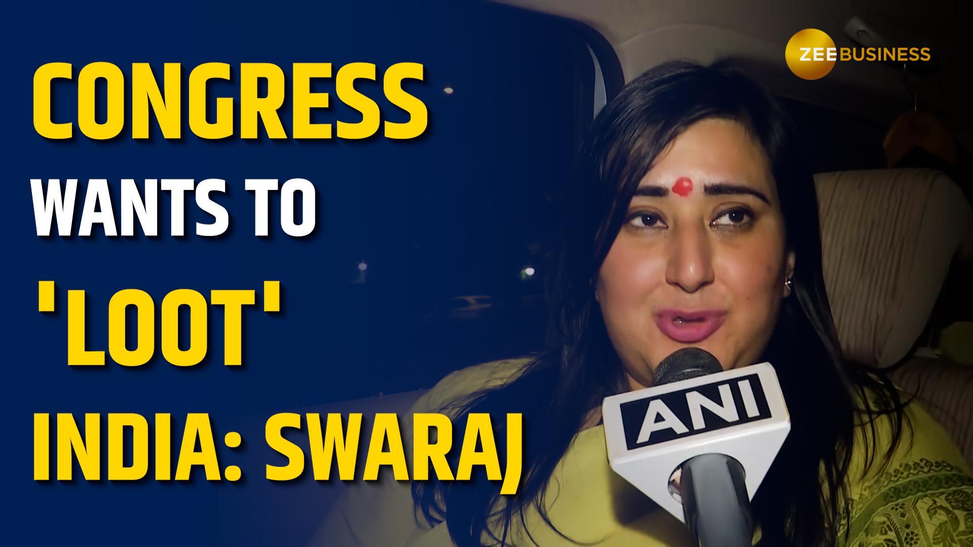 BJP Candidate Bansuri Swaraj Accuses Congress of Wanting to 'Loot ...