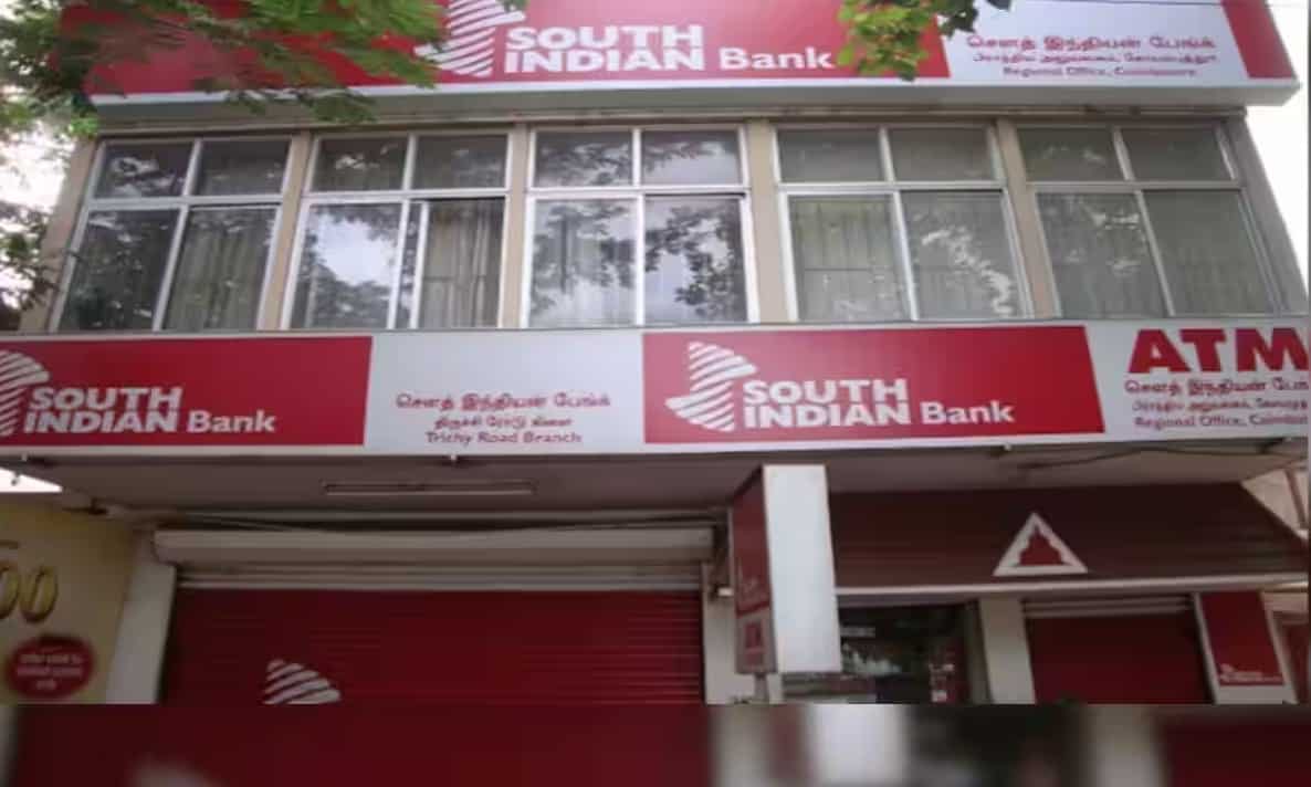 South Indian Bank stock falls over 5% after reporting 14% decline in ...