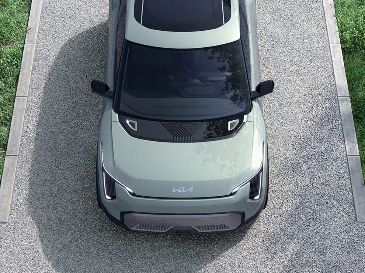 Kia unveils teaser Images of upcoming compact EV SUV: EV3