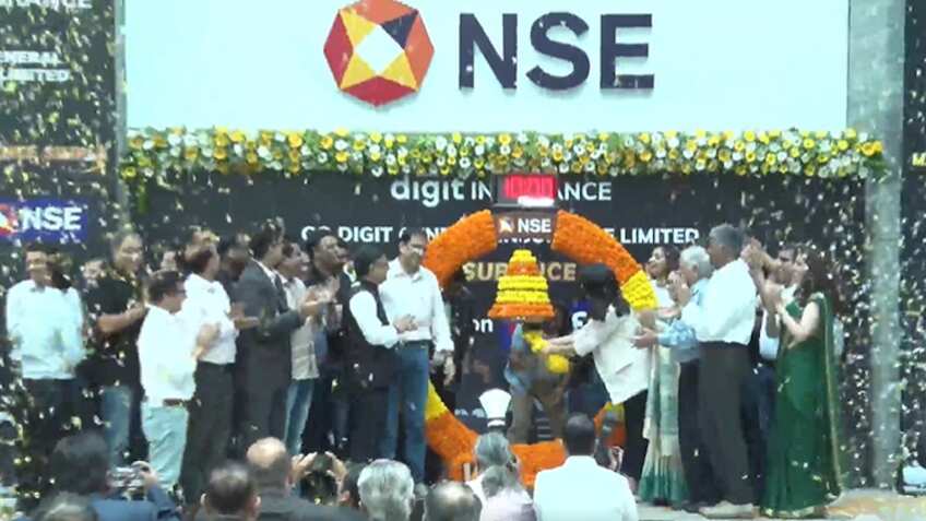 Go Digit IPO Listing LIVE Updates: Shares debut at 5.15% premium over ...
