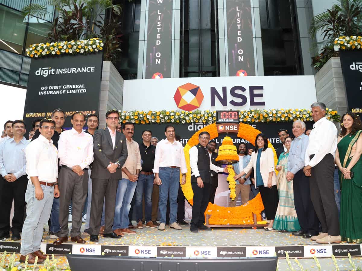 Muted debut for Go Digit, shares surge around 8% post listing | Zee ...
