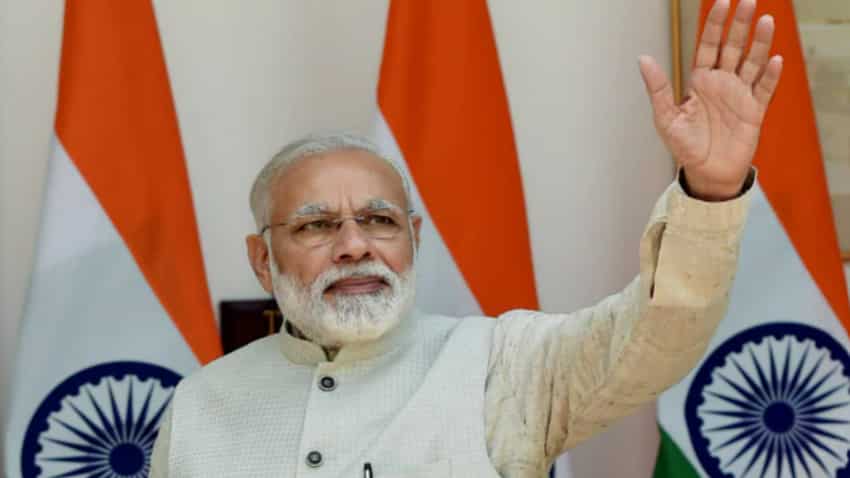 Narendra Modi attends NDA meeting in Parliament