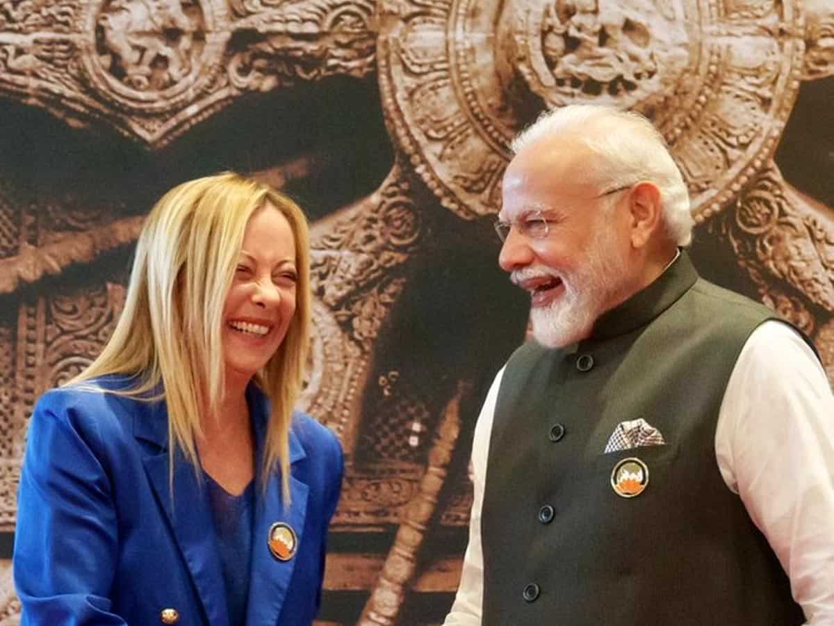 PM Modi, Giorgia Meloni call for early implementation of India-Italy ...