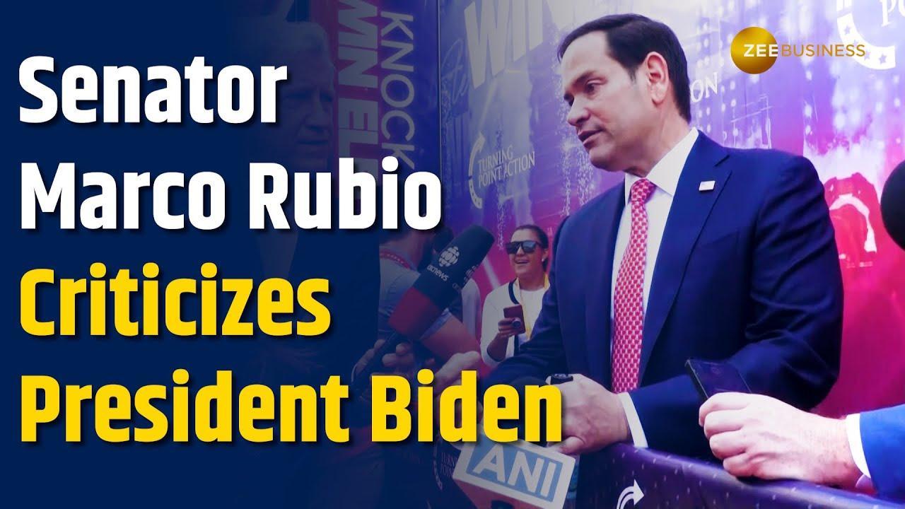 United States Senator Marco Rubio Calls Joe Biden 'Terrible,' Labels ...