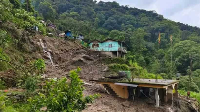 Sikkim landslide news today Teesta river power station dam ...
