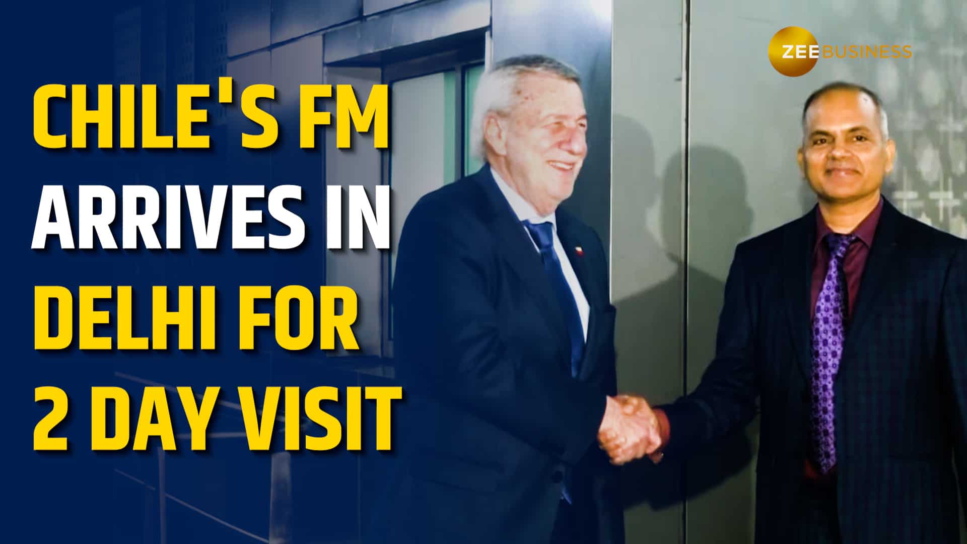 Chile FM Alberto van Klaveren arrives in New Delhi for 2nd India-Chile ...