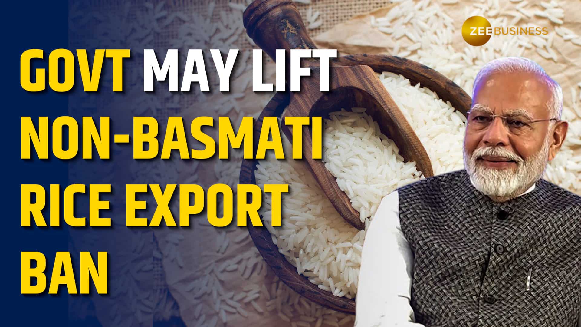 India considers easing export curbs on non-basmati rice as supplies improve | Zee Business