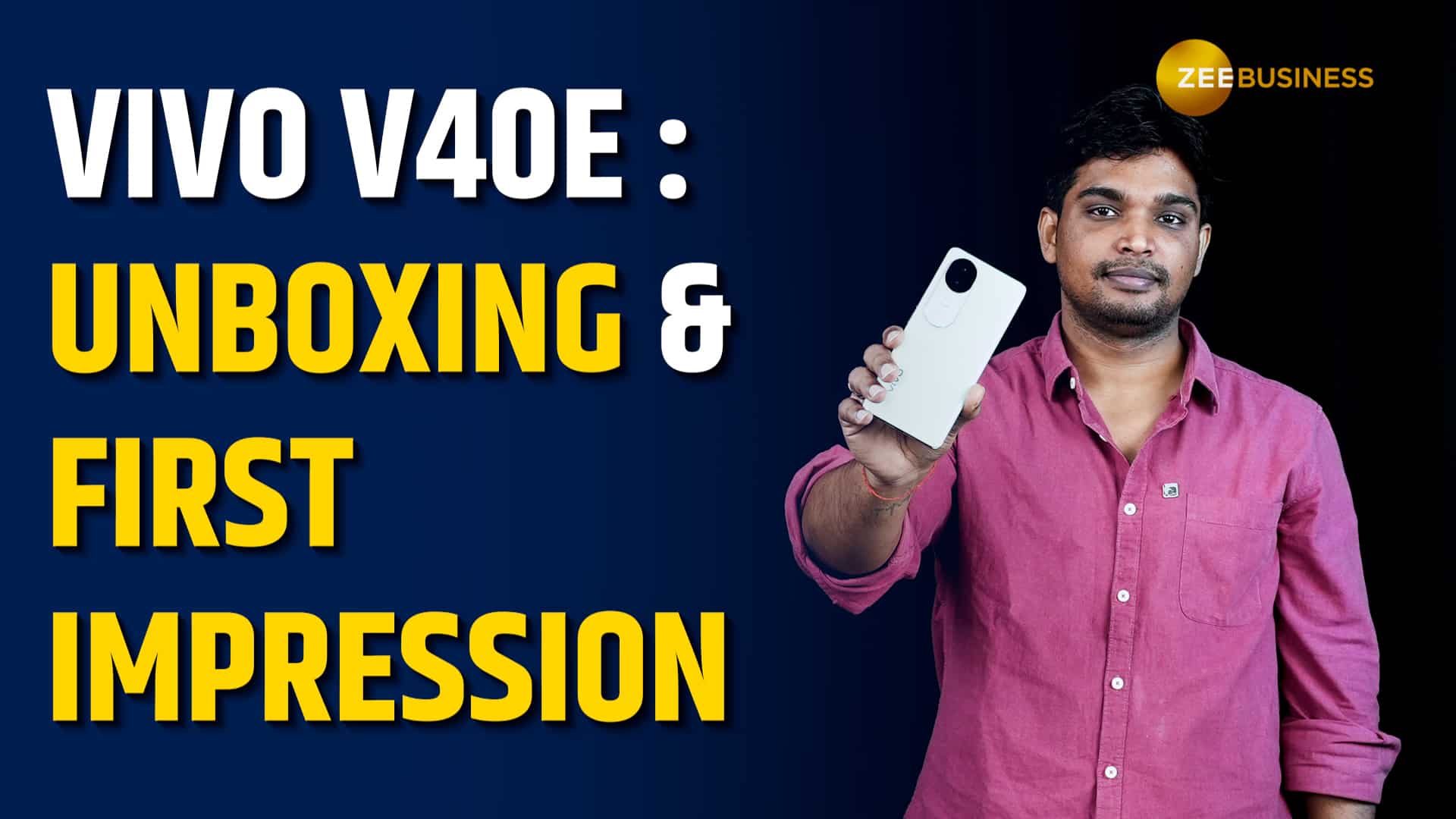 Vivo V40e First Impression: Looks Promising | Zee Business