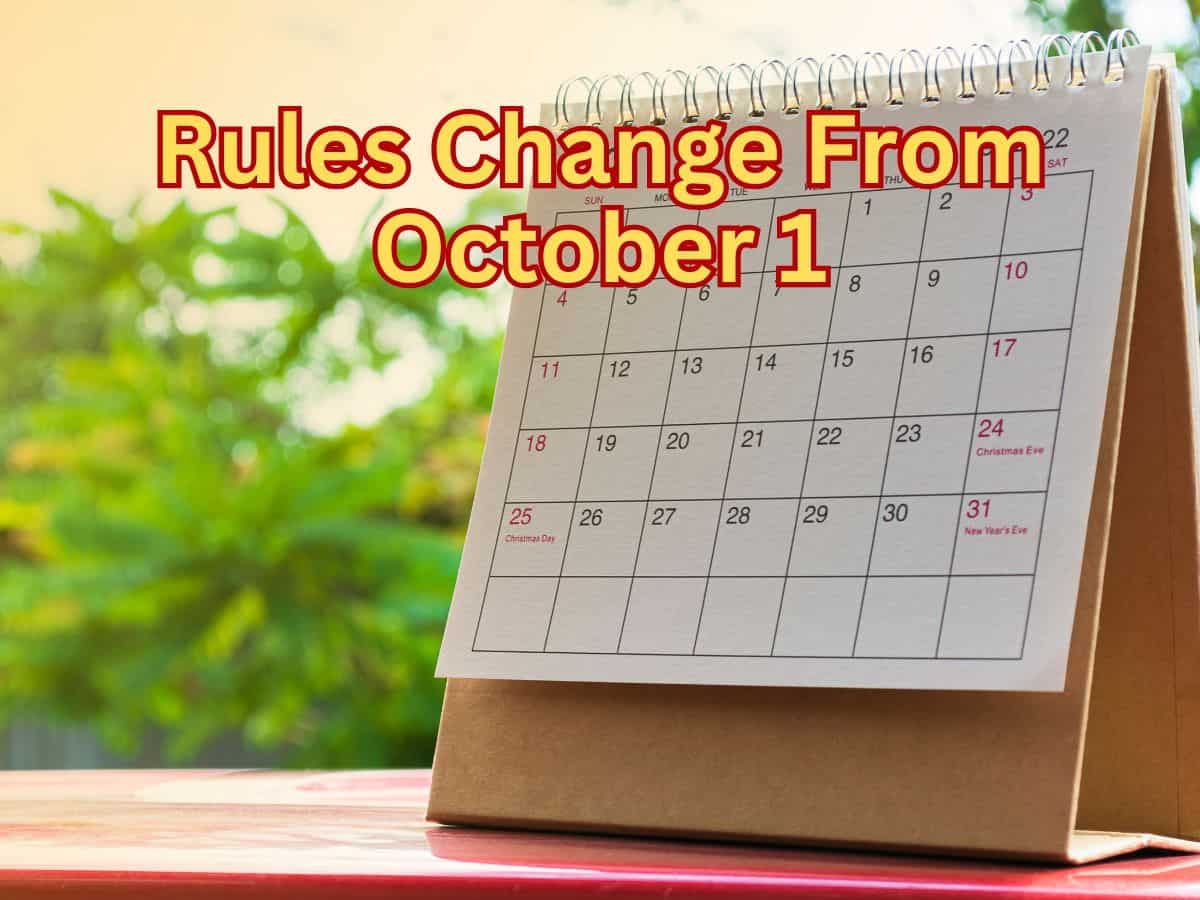 Rules Change From October 1, 2024: From Aadhaar, PPF to Sukanya ...