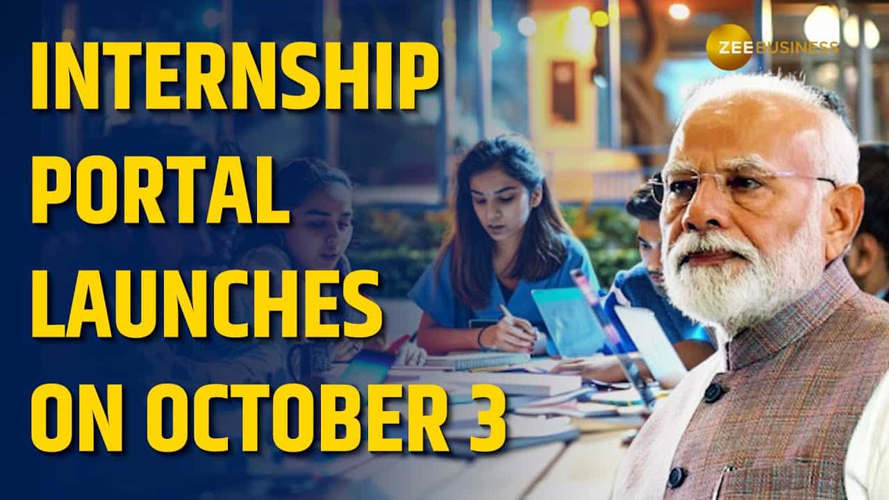 New Internship Portal Launches October 3 | Zee Business