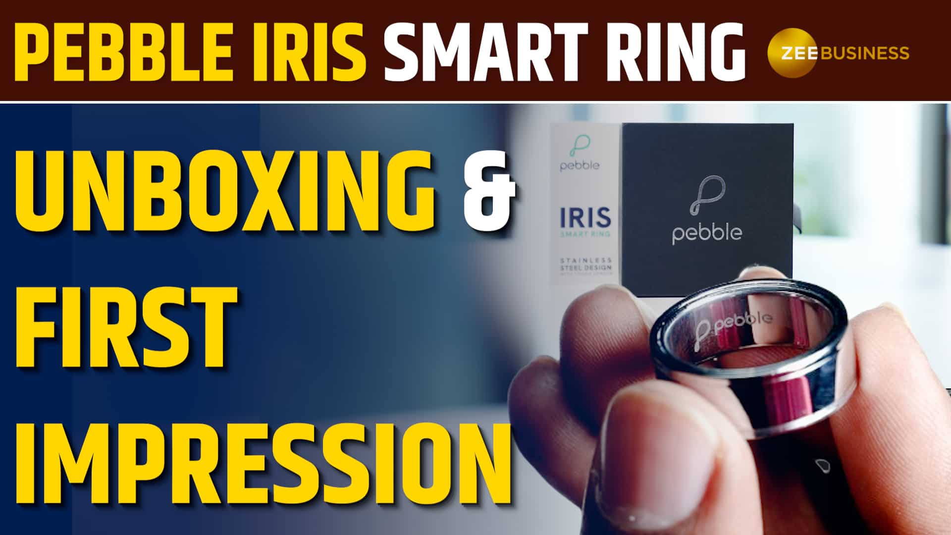 Pebble Iris Smart Ring - Check Features