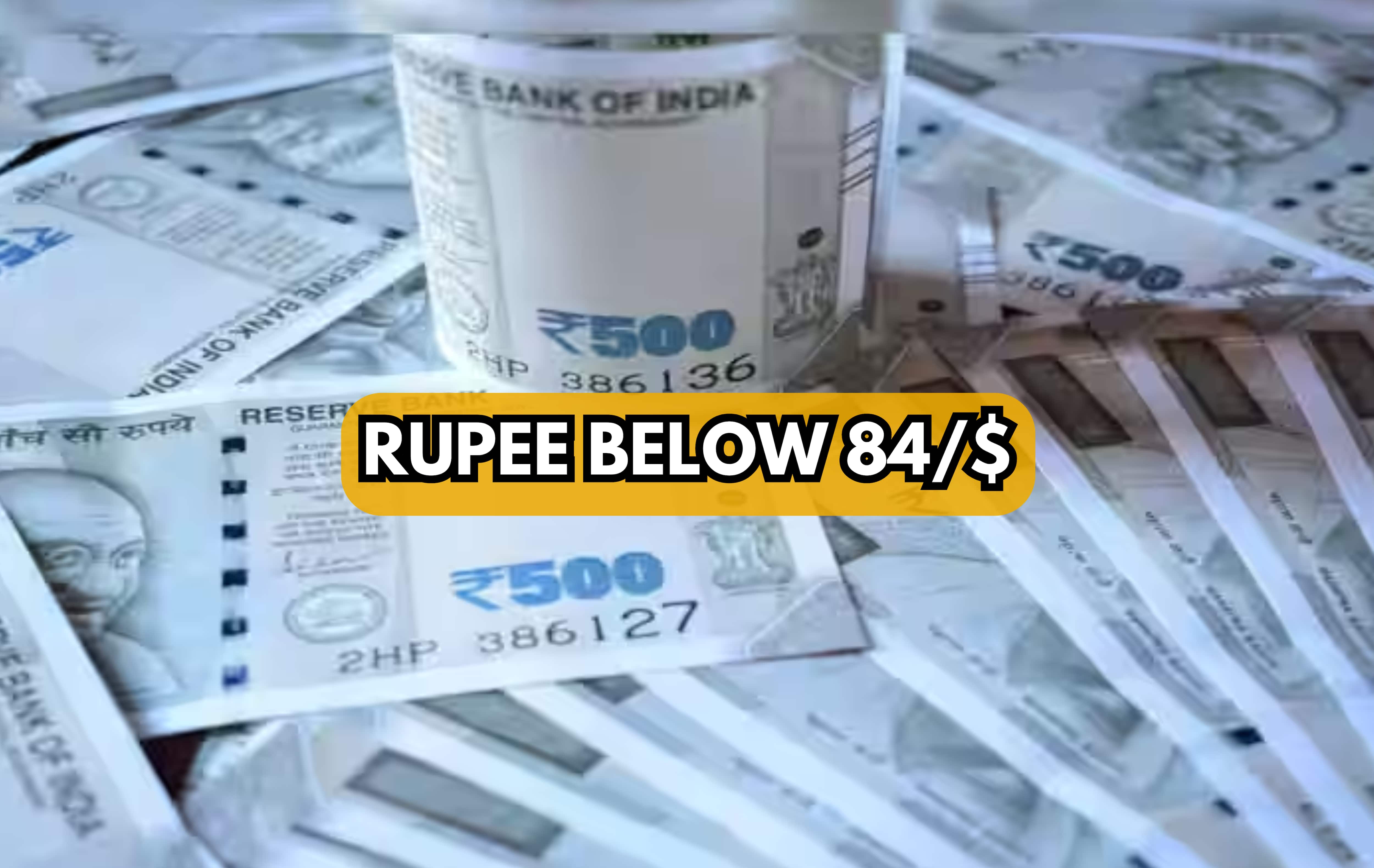 INR vs USD Rate Today: Rupee trades below 84 mark vs dollar; check out ...