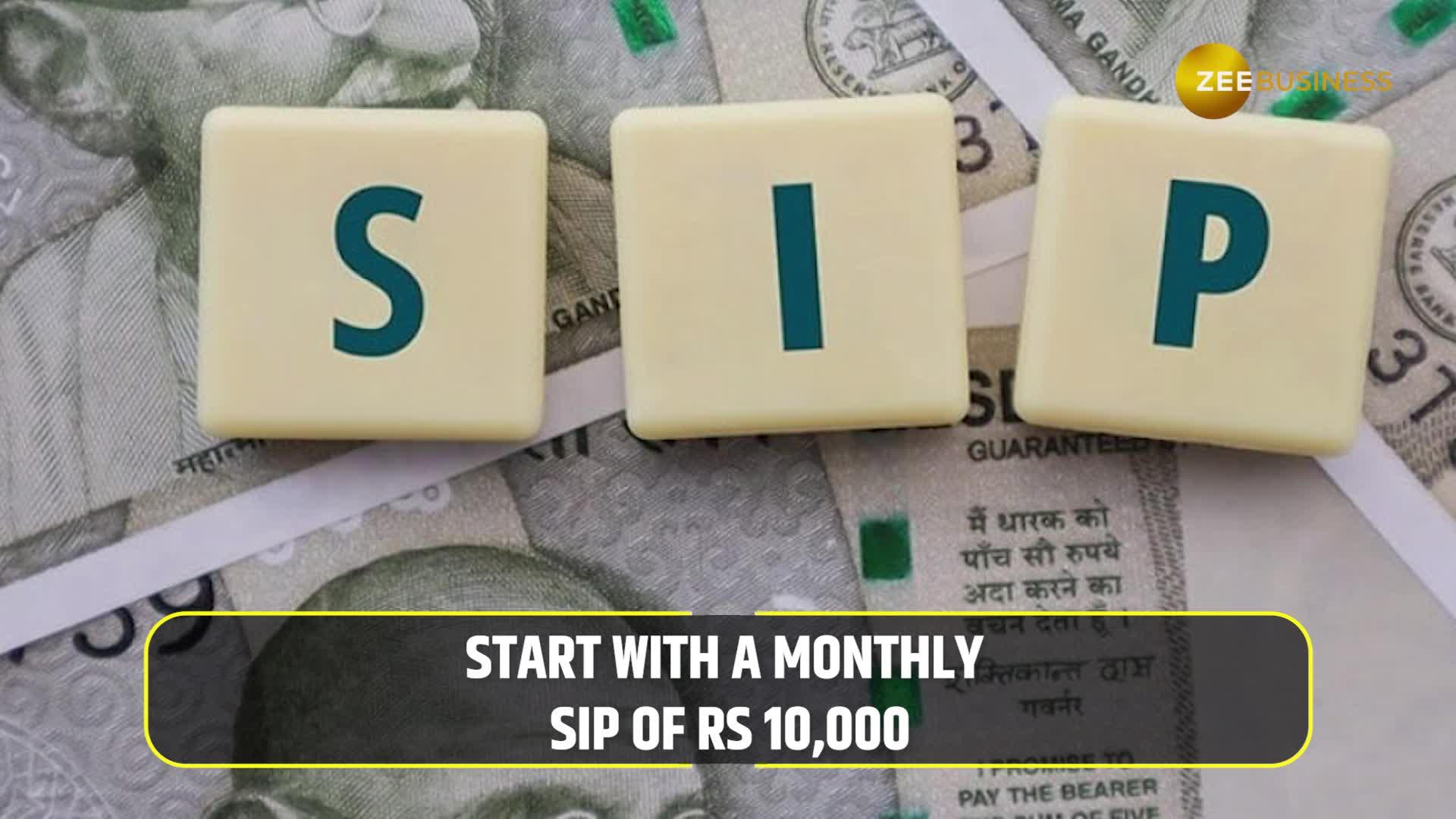 SIP Investment : In how many years Rs 10,000 monthly SIP will grow to Rs 1.51 crore | Zee Business