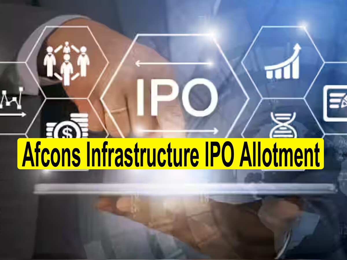 Afcons Infrastructure IPO allotment date and time: Check application status online using PAN ...
