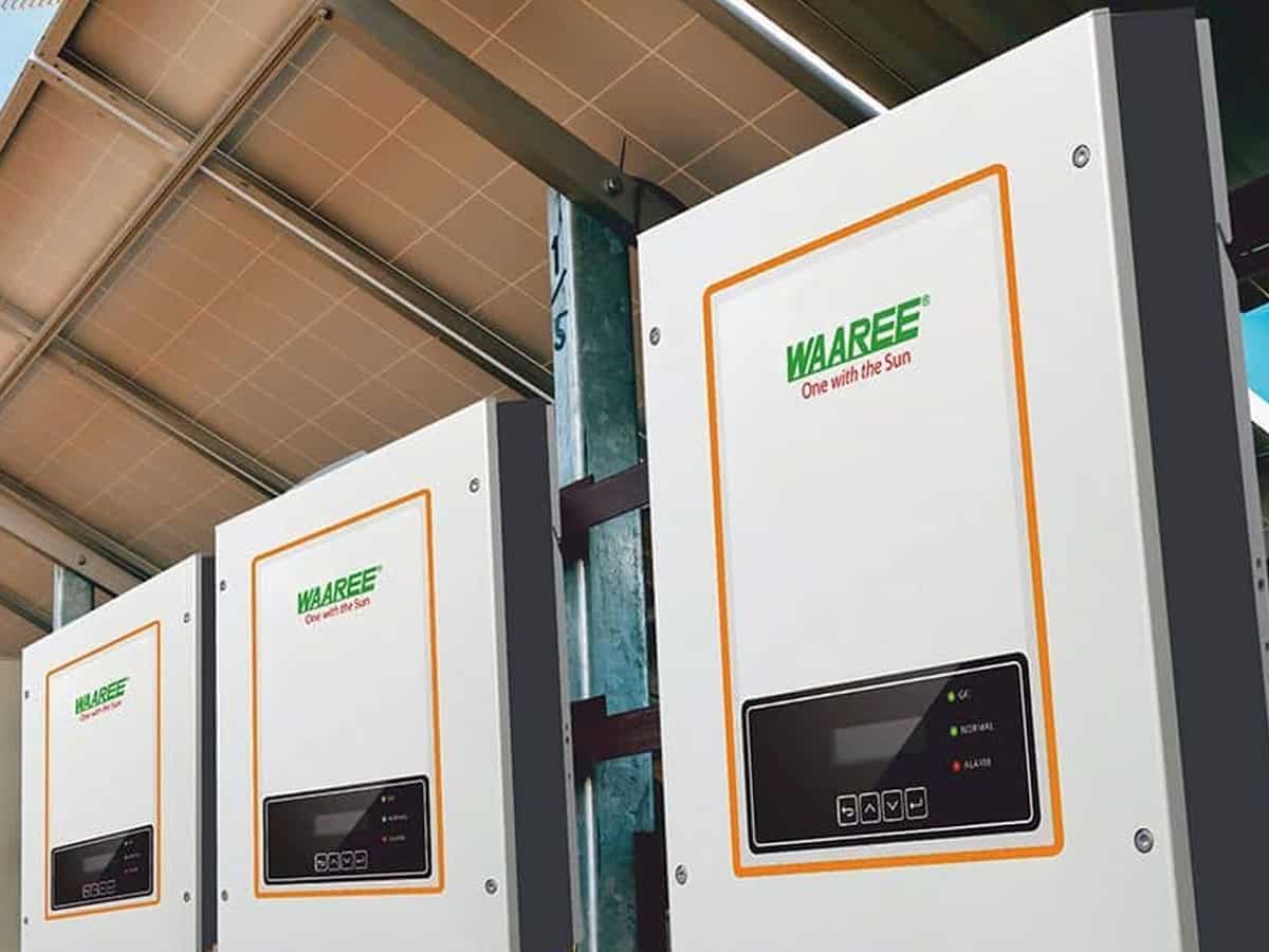 Waaree Energies share price soars to fresh peak, up nearly 50% since listing | Zee Business